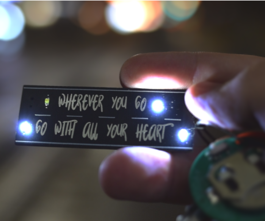 How to Make Inspirational PCB Keychain : 5 Steps - Instructables