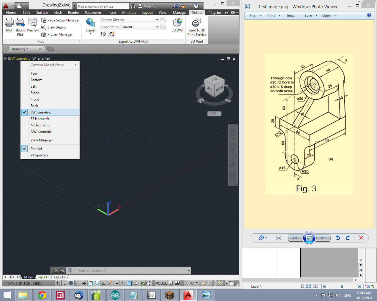 Modeling a 3D Object in AutoCAD 2014 : 10 Steps (with Pictures ...