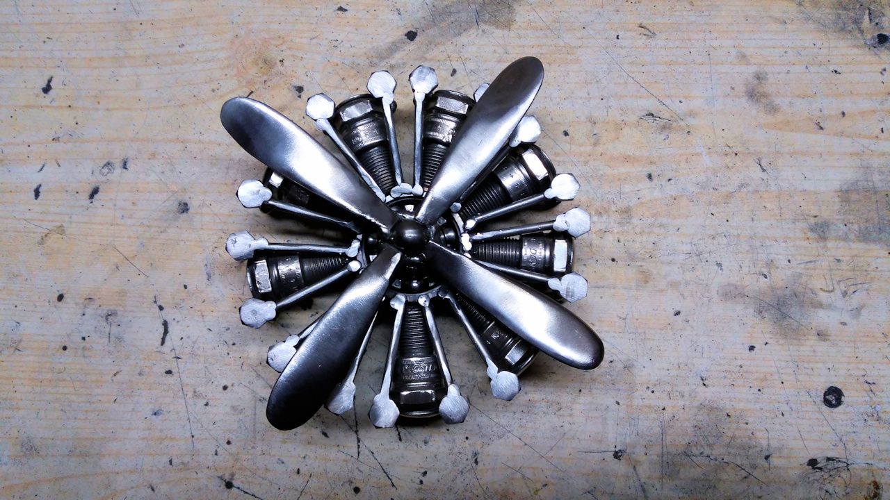 Radial Engine Toy : 4 Steps (with Pictures) - Instructables