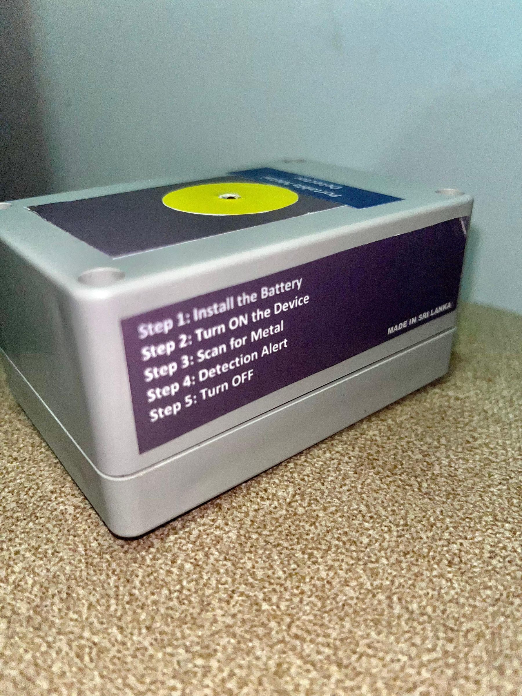 Portable Metal Detector : 6 Steps (with Pictures) - Instructables