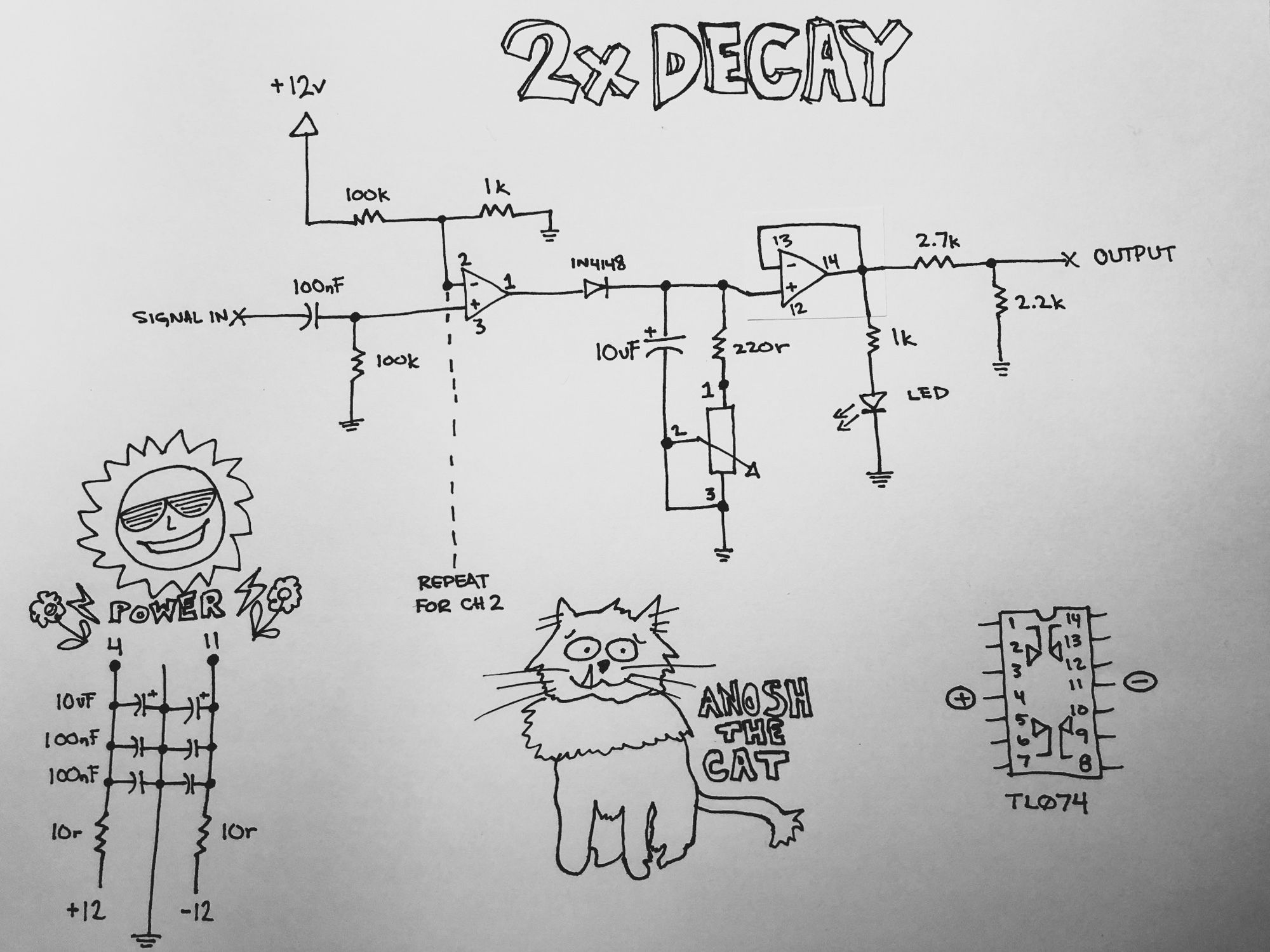 Dual Decay Eurorack Point-to-Point Circuit : 12 Steps - Instructables