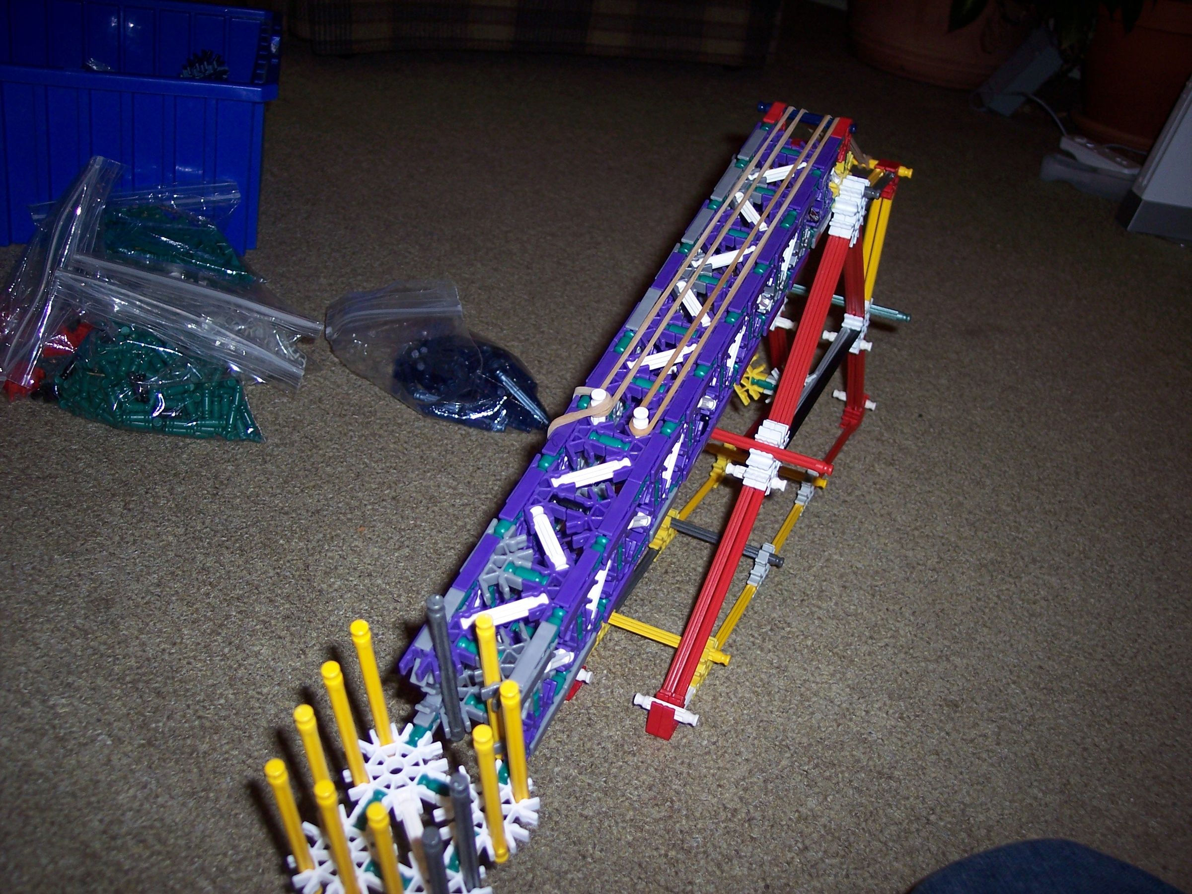 Knex Table Top Catapult : 6 Steps - Instructables
