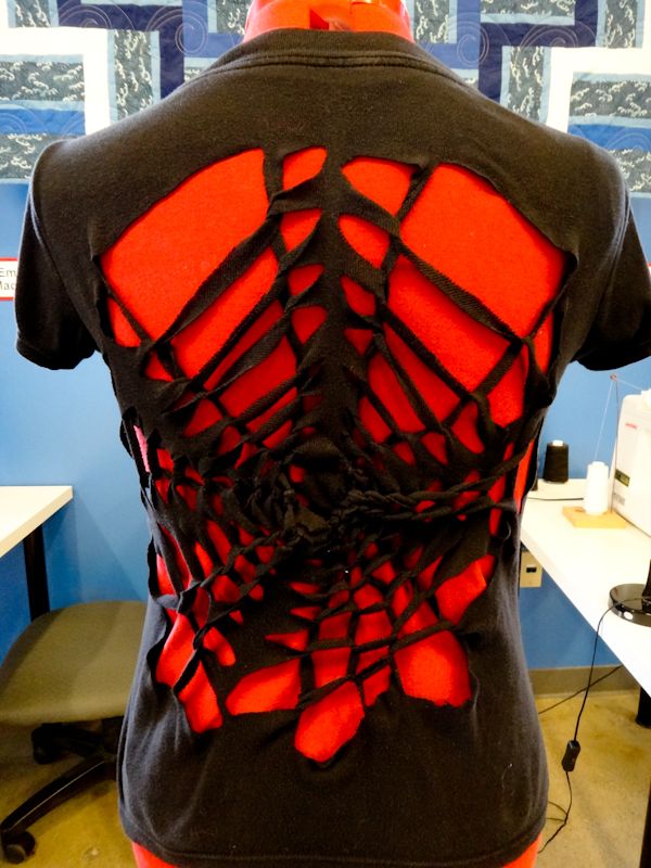 DIY T-shirt Design: Spider Web - No Sew : 3 Steps (with Pictures ...