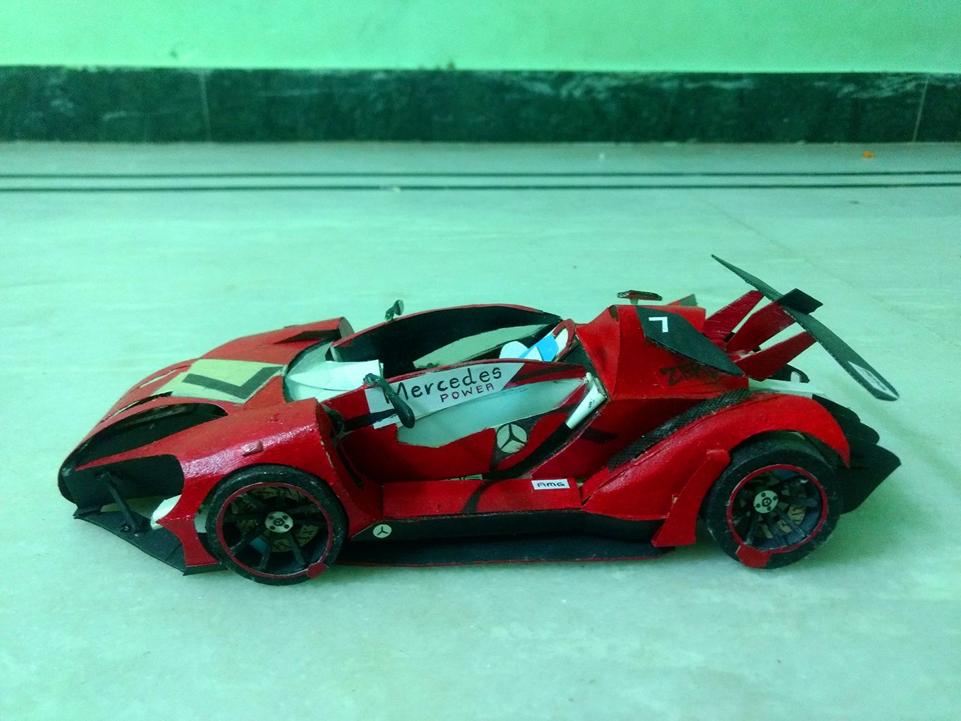 MERCEDES Paper Car. : 6 Steps - Instructables