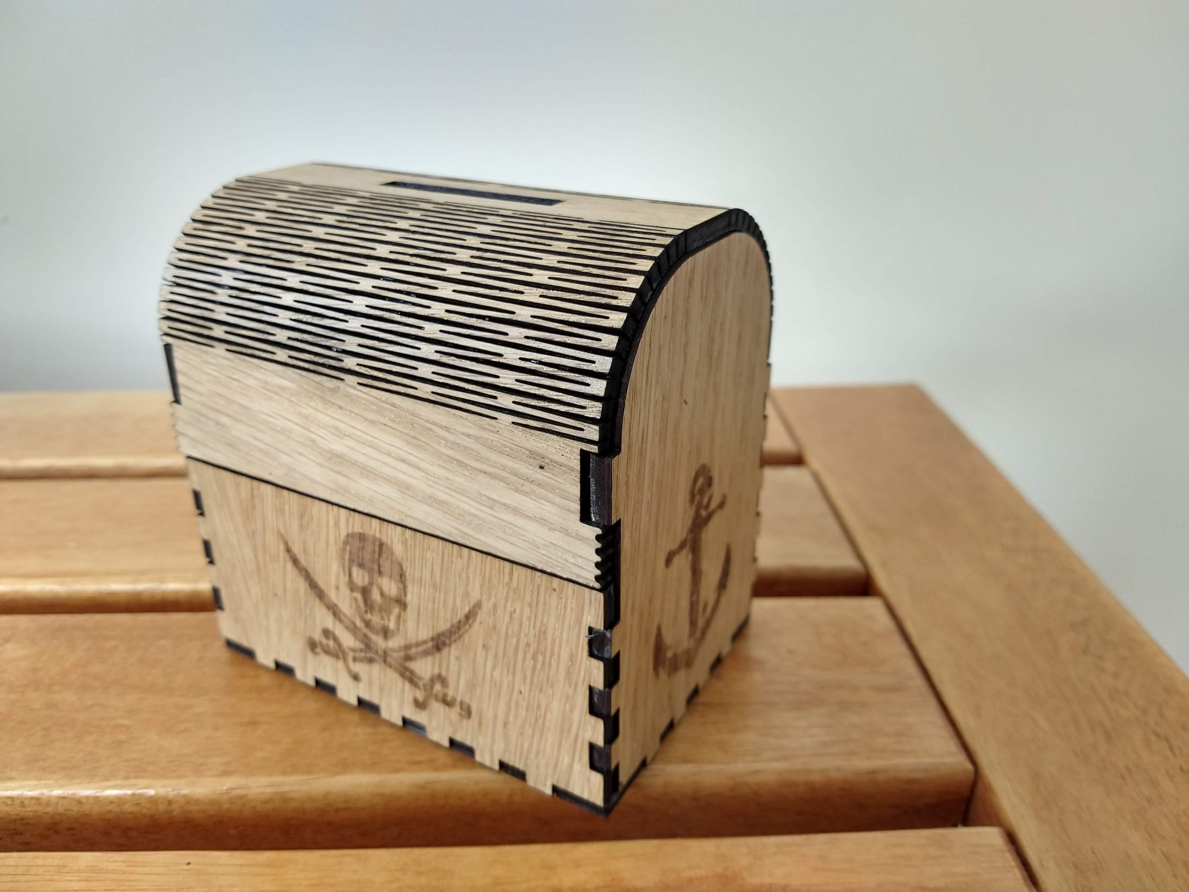 Laser Cut Treasure Chest Money Box : 9 Steps (with Pictures ...