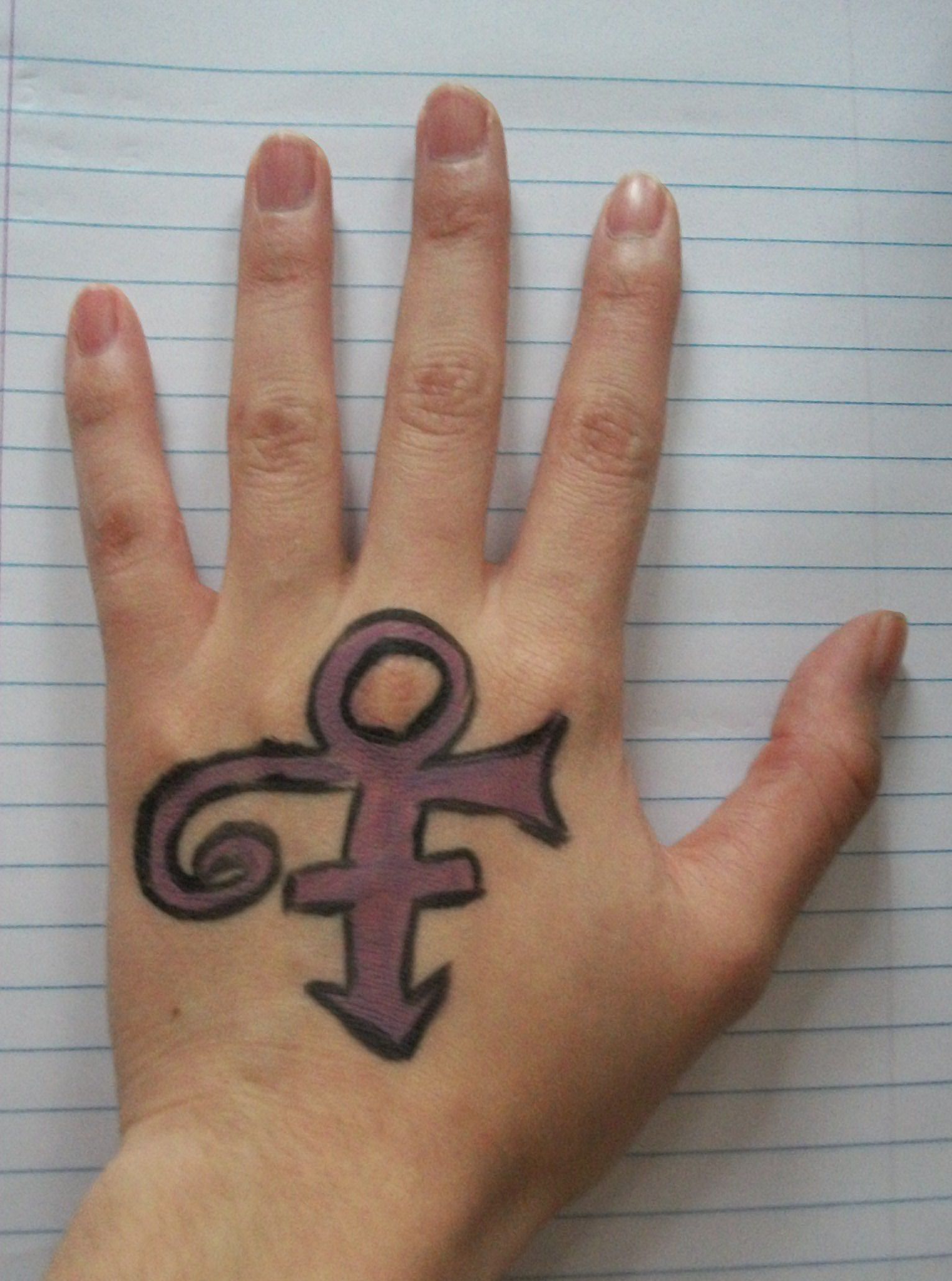 Prince Symbol Tattoo