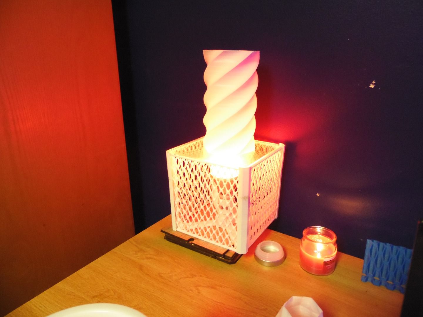Customizable 3D Printed Laser Cut Lamp : 4 Steps (with Pictures ...