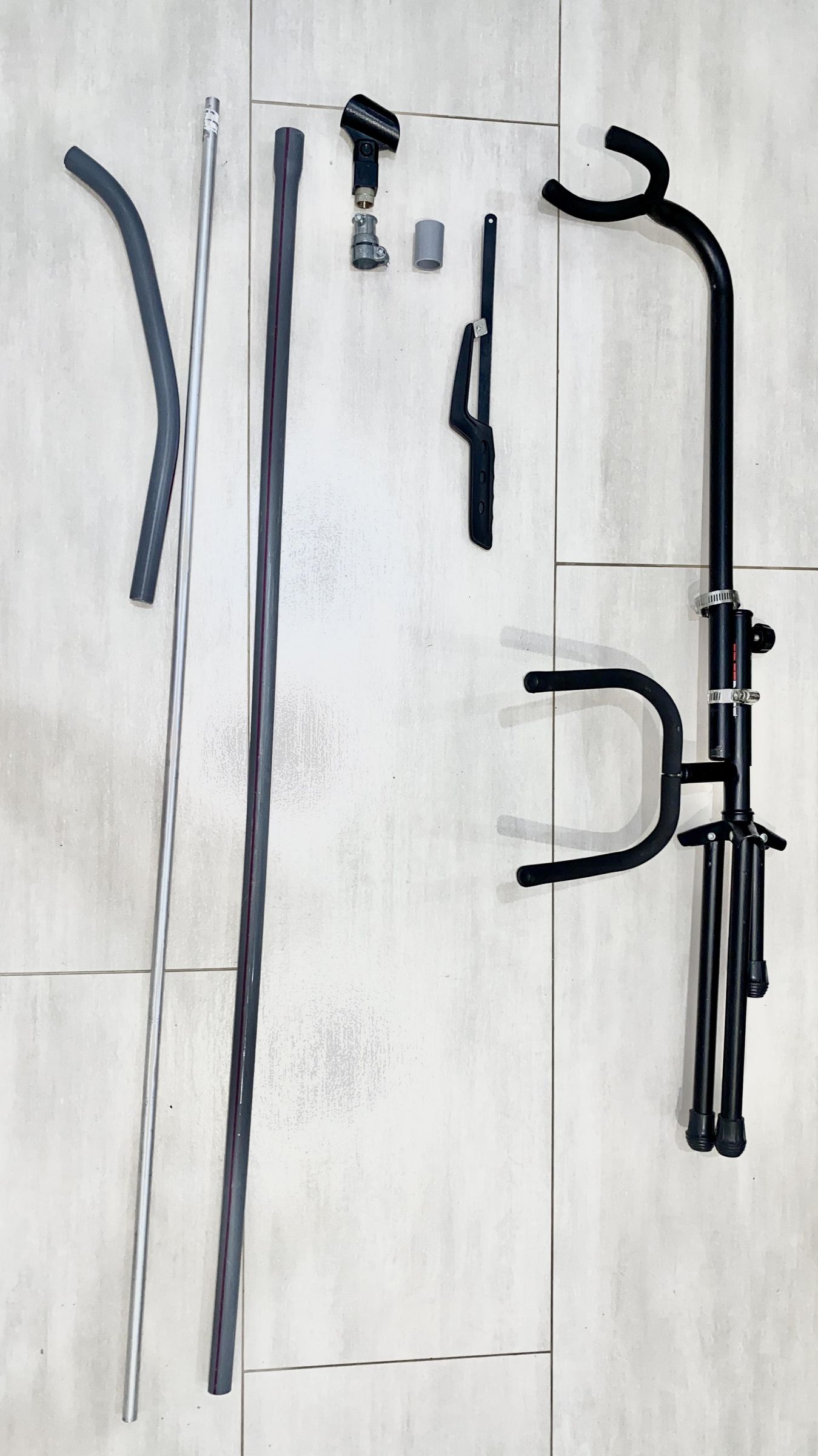 DIY Mic Stand - Turn Your Guitar Stand Into Combo Guitar/mic Stand. : 3 ...