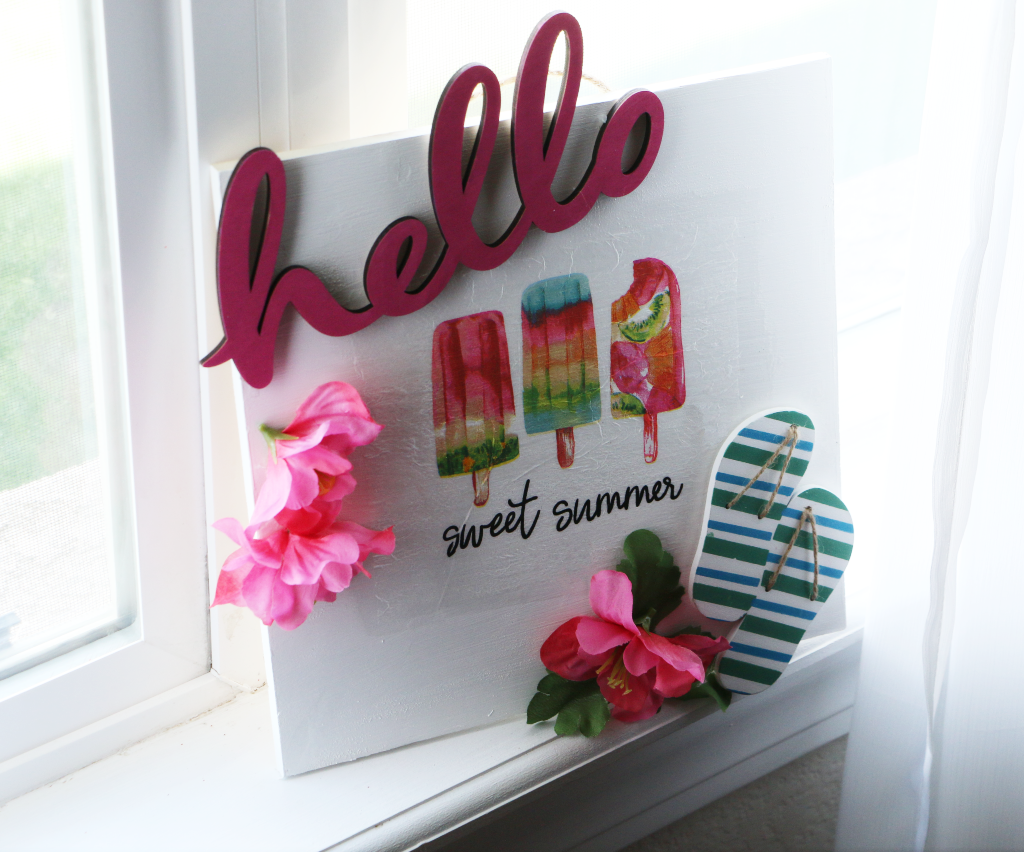 DIY Fun Decorative Summer Sign : 8 Steps - Instructables