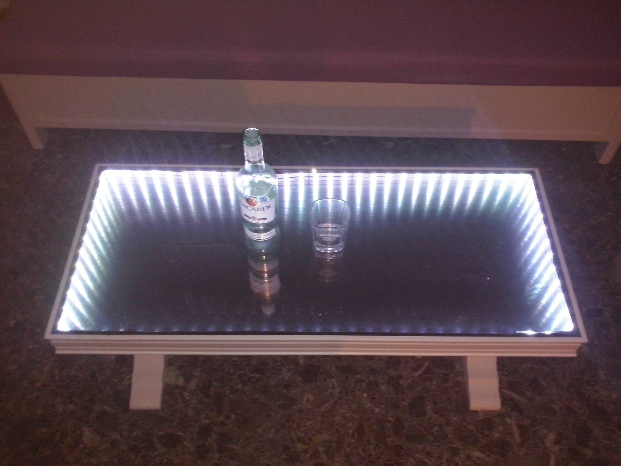 Infinity Mirror Coffee Table! : 5 Steps (with Pictures) - Instructables