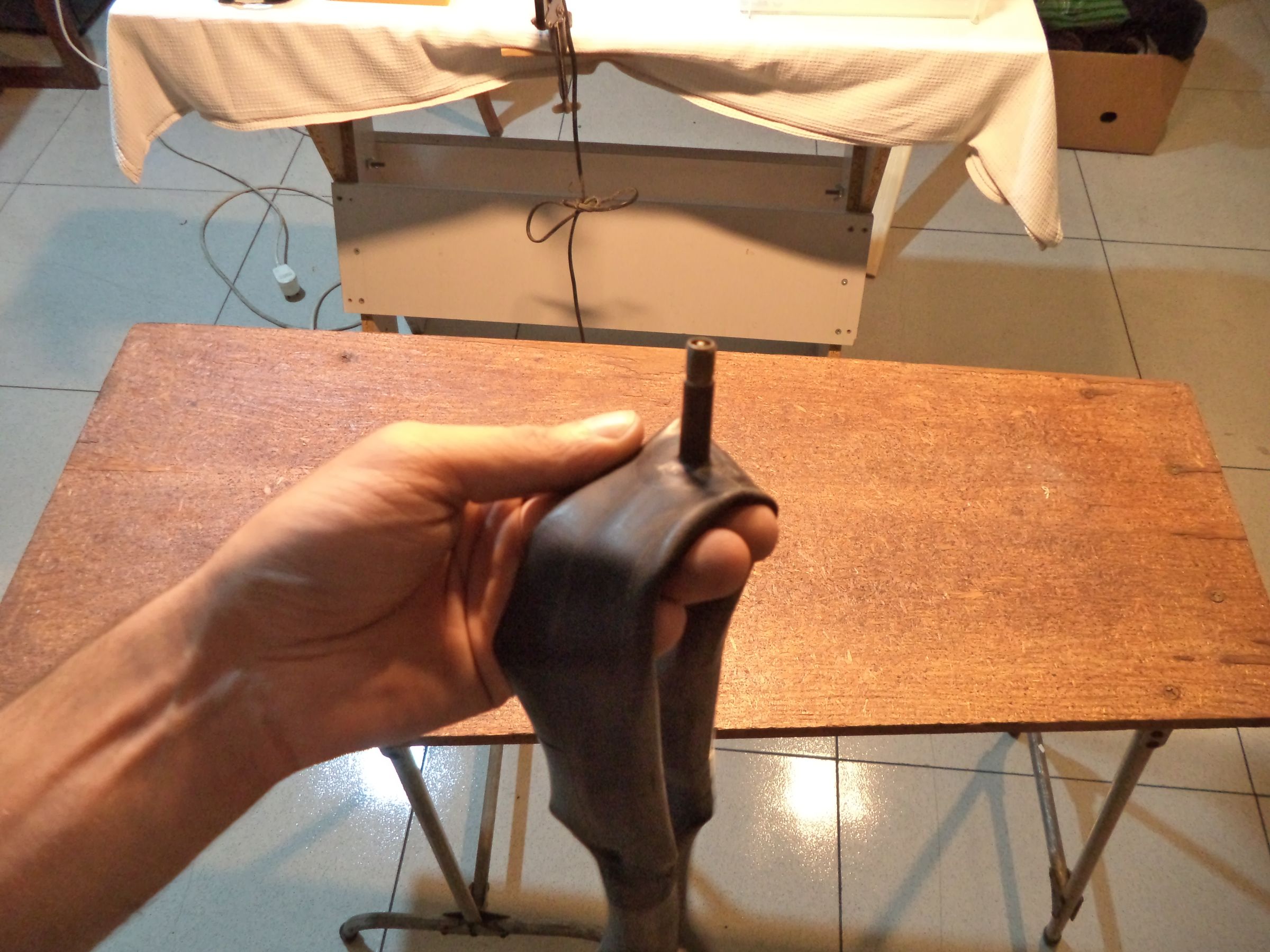 Straightening/Flattening Bicycle Inner Tubes for DIY Projects : 7 Steps ...