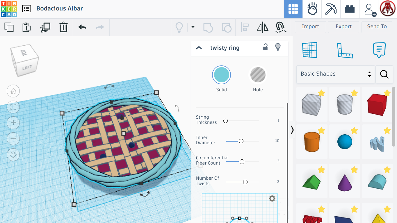 Easy Tinkercad Cherry Pie : 26 Steps - Instructables