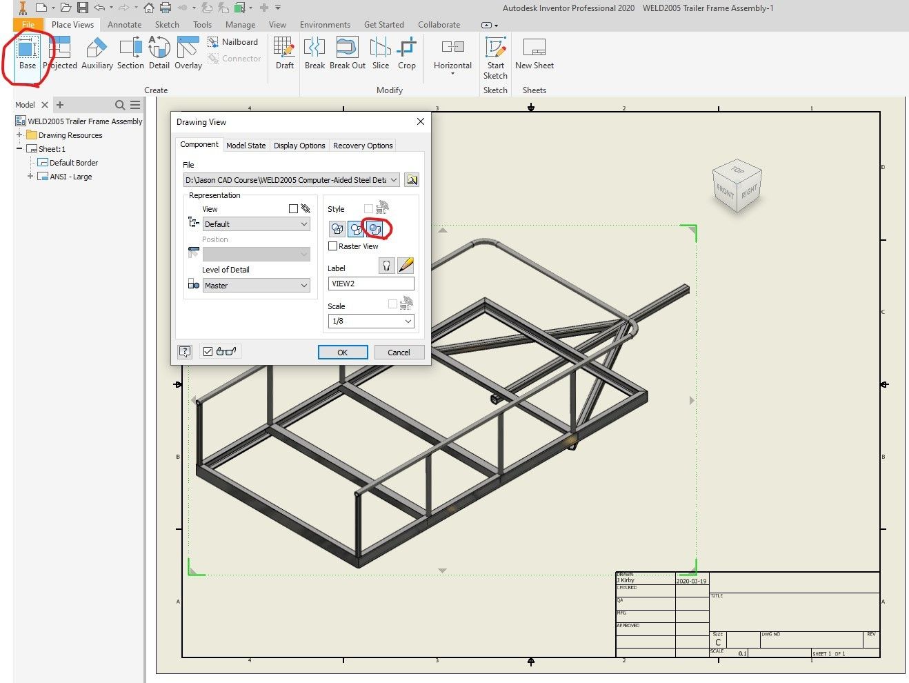 Overview: Autodesk Inventor Frame Generator Trailer : 29 Steps ...