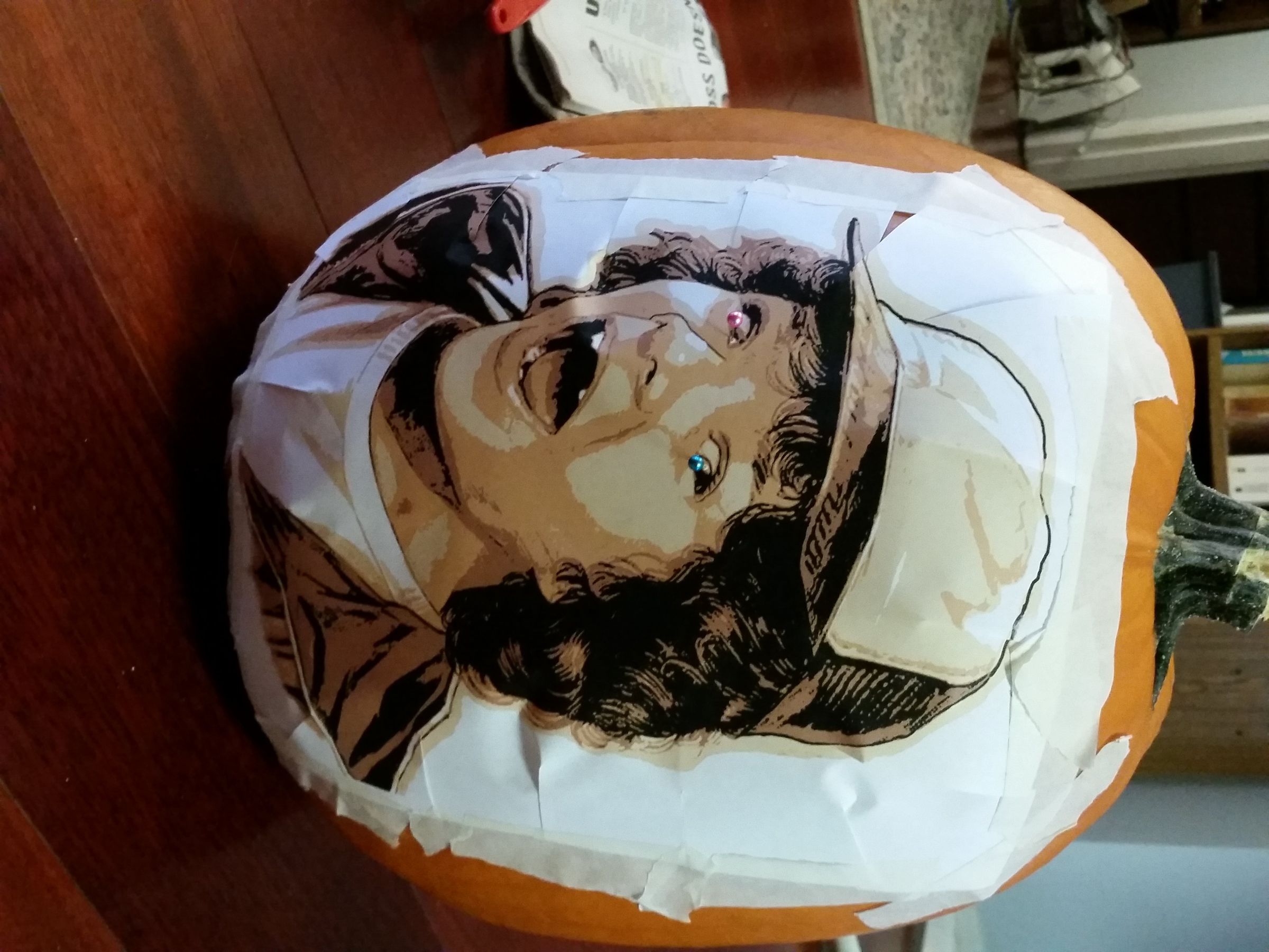 How to Carve a Photo Onto a Pumpkin : 13 Steps (with Pictures ...