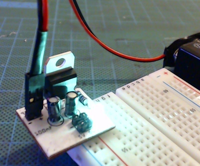 9V to 5V Regulated Power Supply : 3 Steps - Instructables