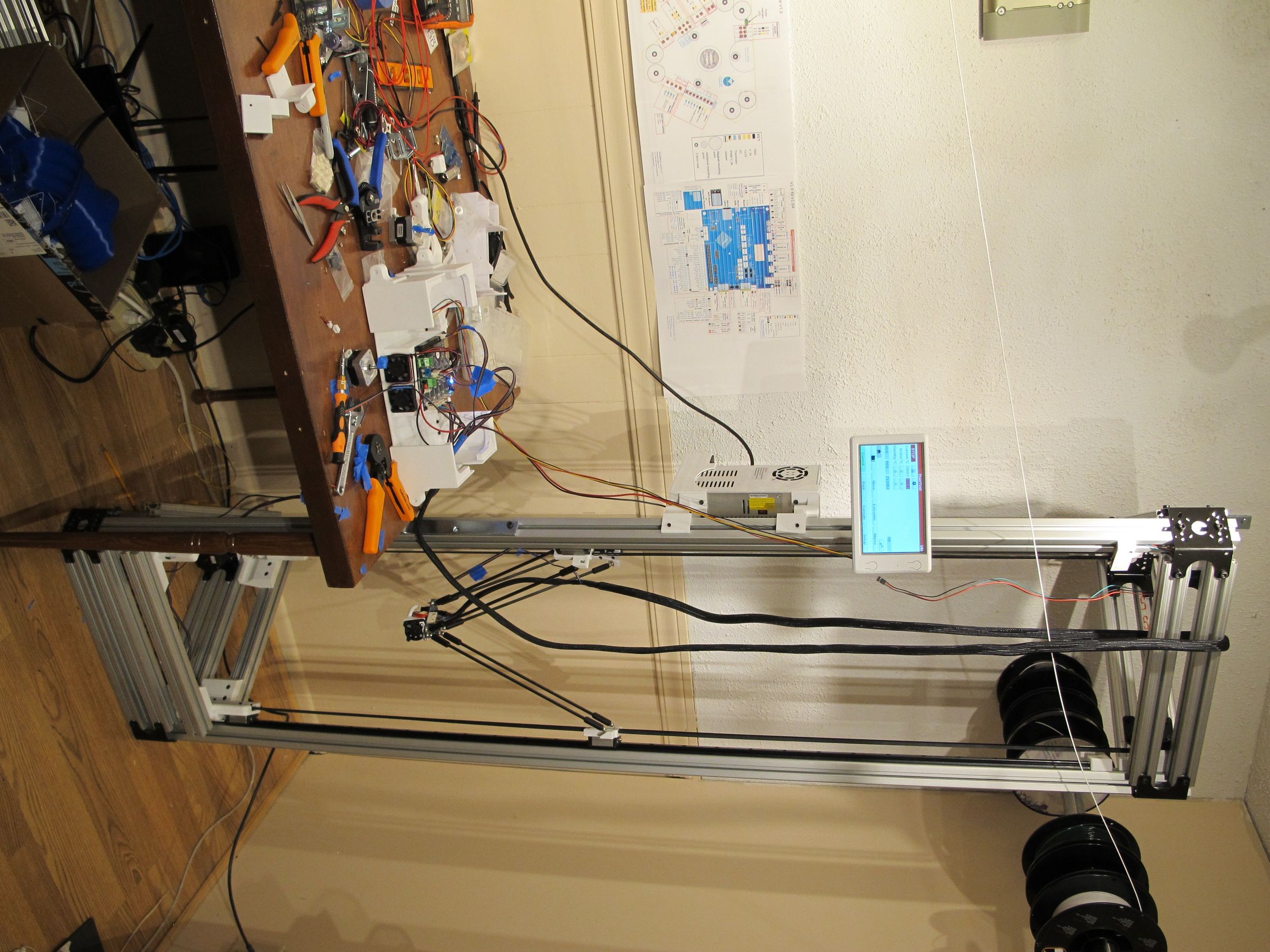 3D Printer the C3Dt/bd (Big Delta) : 21 Steps (with Pictures ...