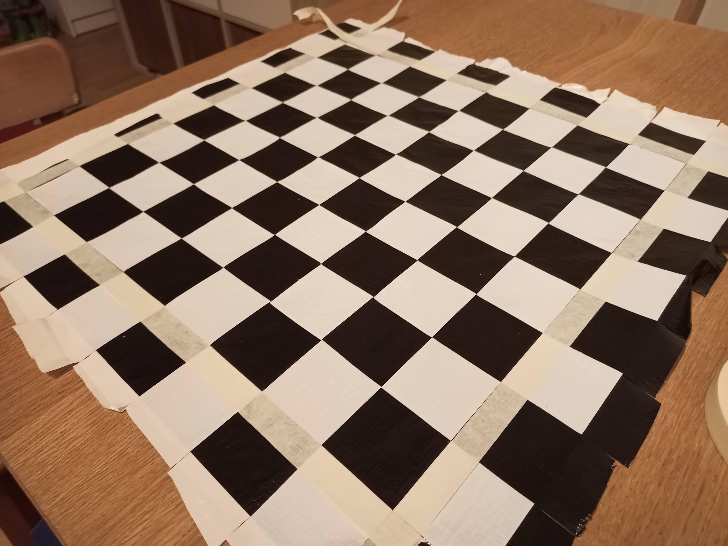 Duct Tape Chess Board Mat : 8 Steps (with Pictures) - Instructables