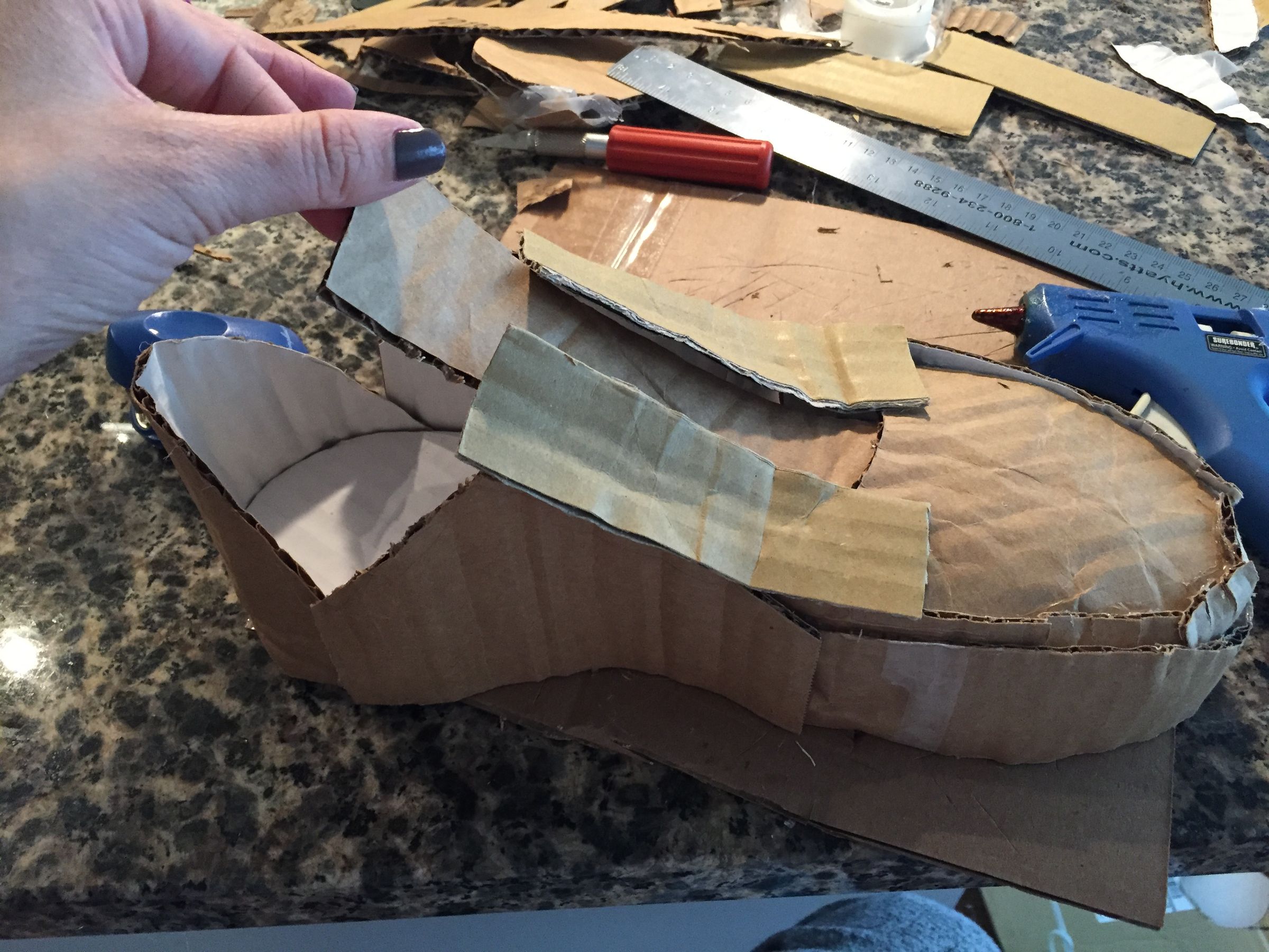 Transform Recycled Cardboard Into Shoes : 26 Steps (with Pictures ...