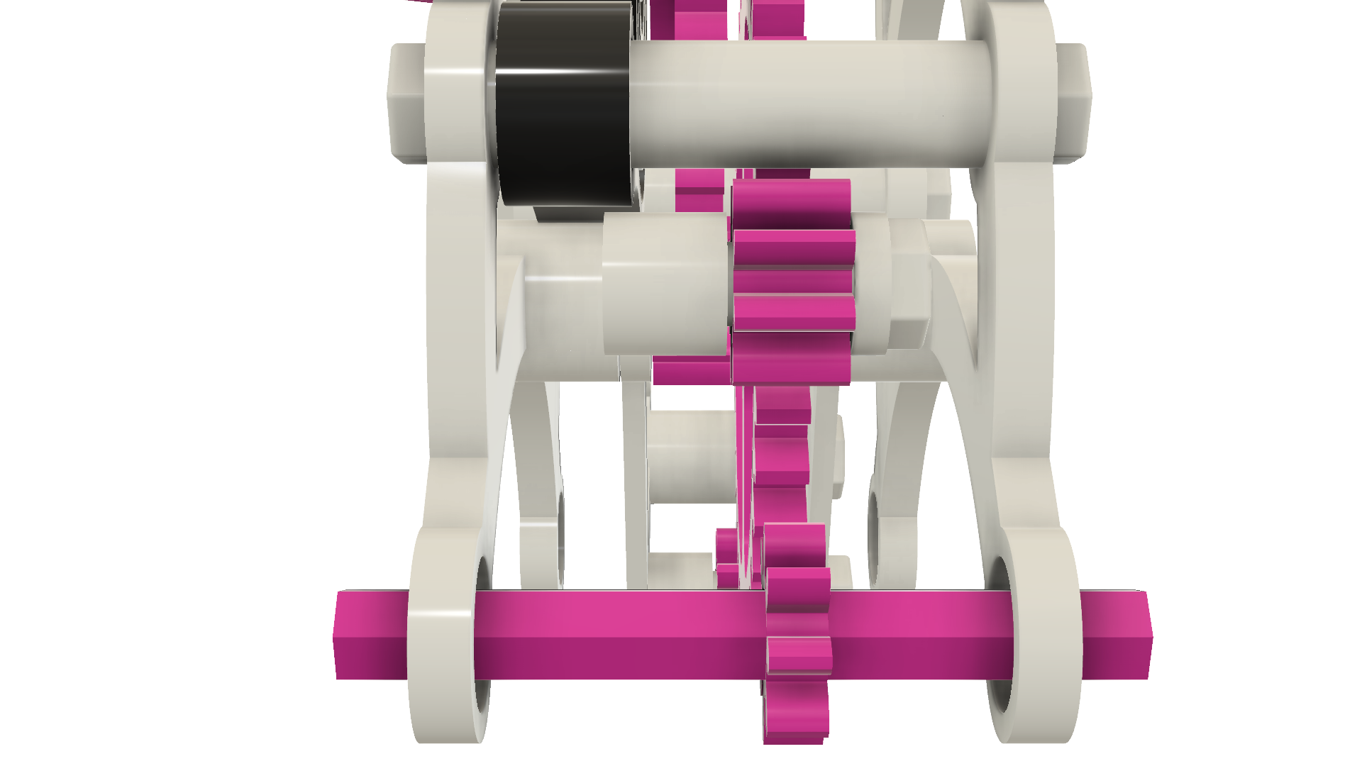 Windup Bunny 2 With a PLA Spring Motor and Floating Pinion Drive : 5 ...