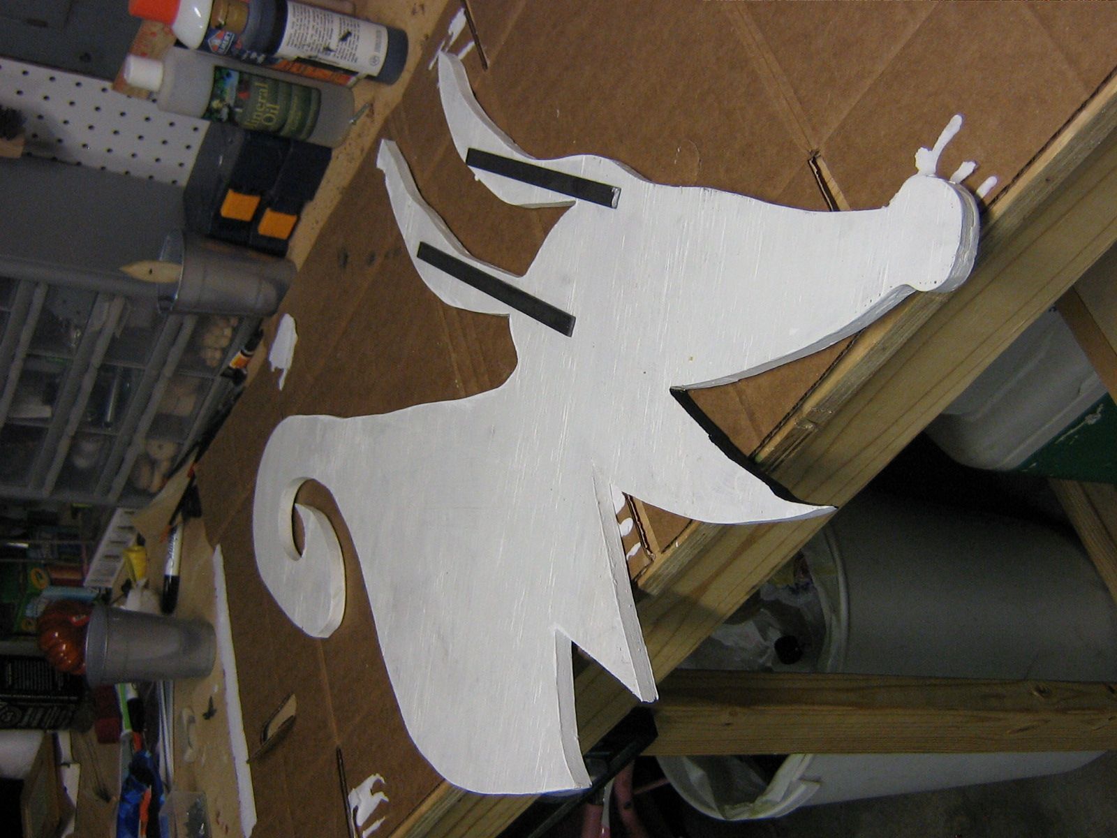 Jack, Sally, and Zero Yard Decorations : 4 Steps (with Pictures ...