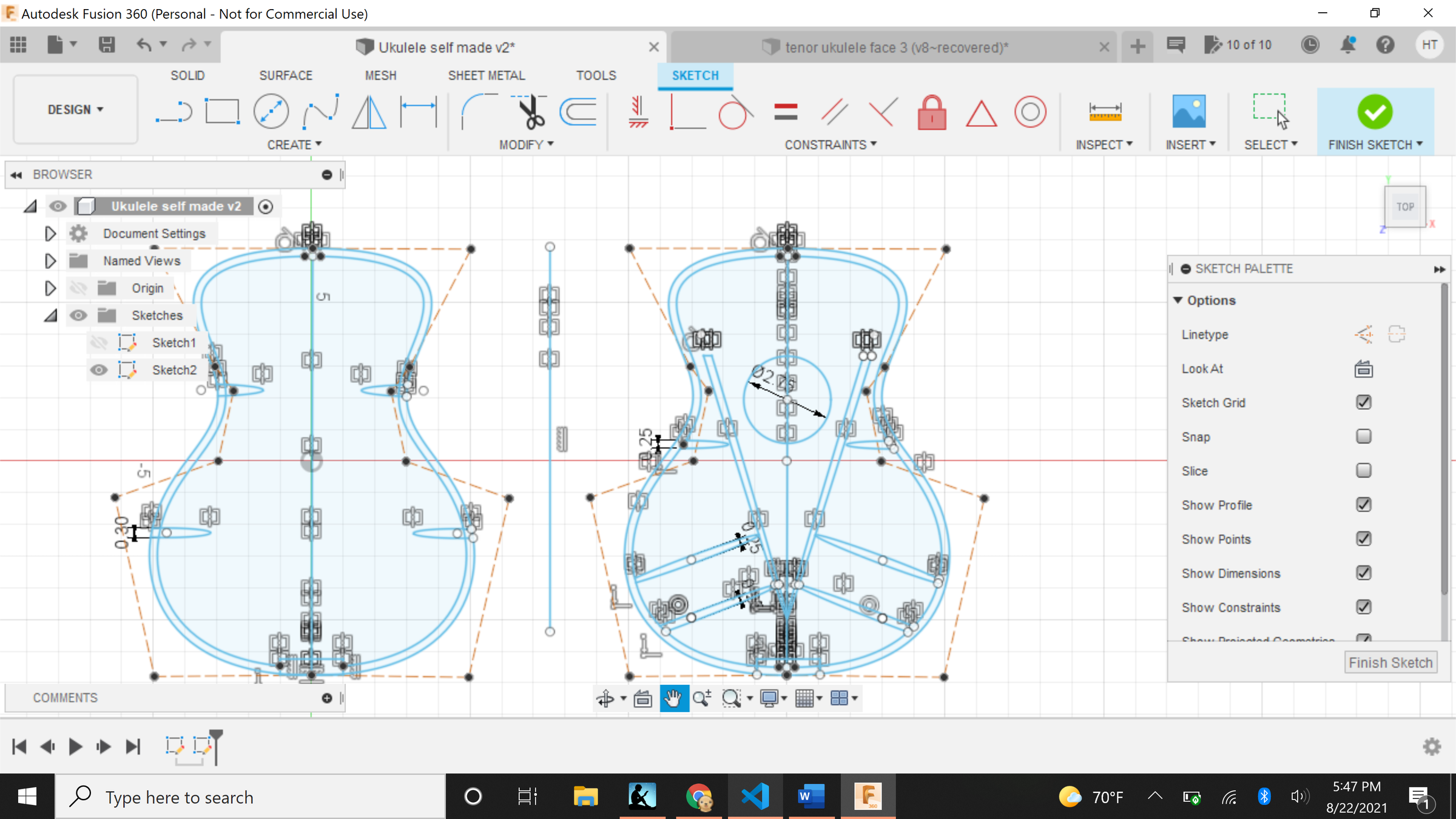 Solid Walnut Ukulele From Walnut Tree Using CNC/ Laser Cutter : 14 ...