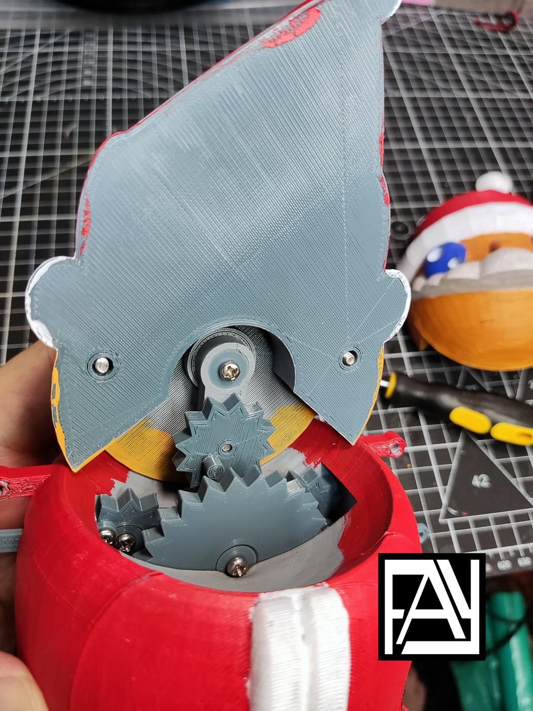 Dancing Santa Clause Automata : 8 Steps (with Pictures) - Instructables