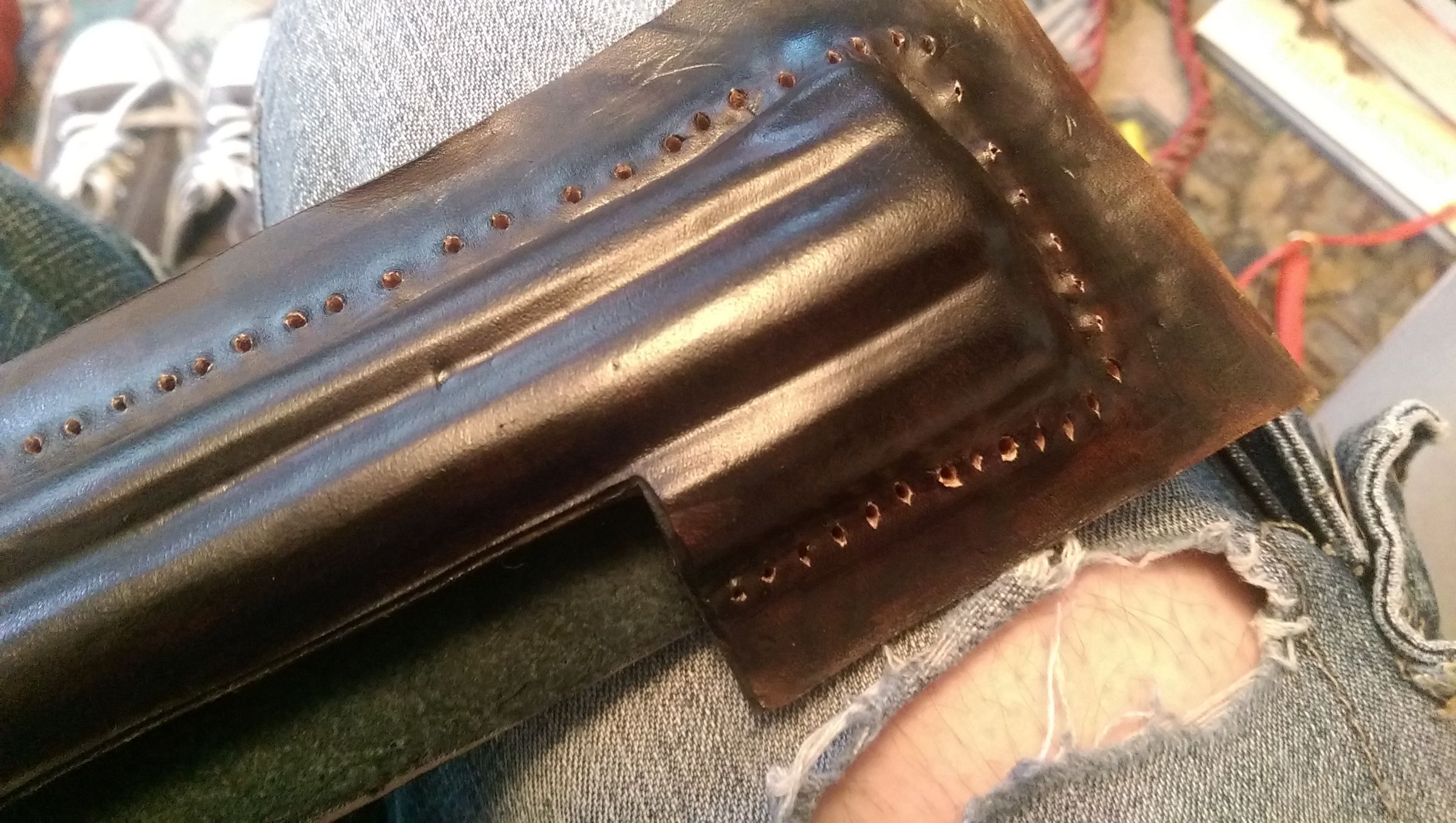 Quick Draw Leather Molle Holster : 10 Steps - Instructables