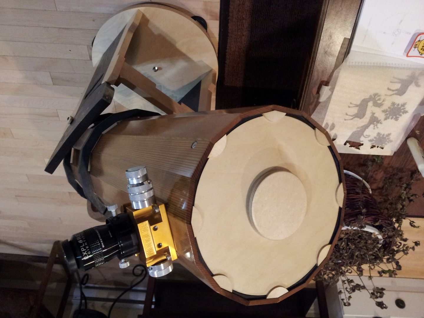 Wooden Telescope Part 2: Tube and Mount : 14 Steps (with Pictures ...