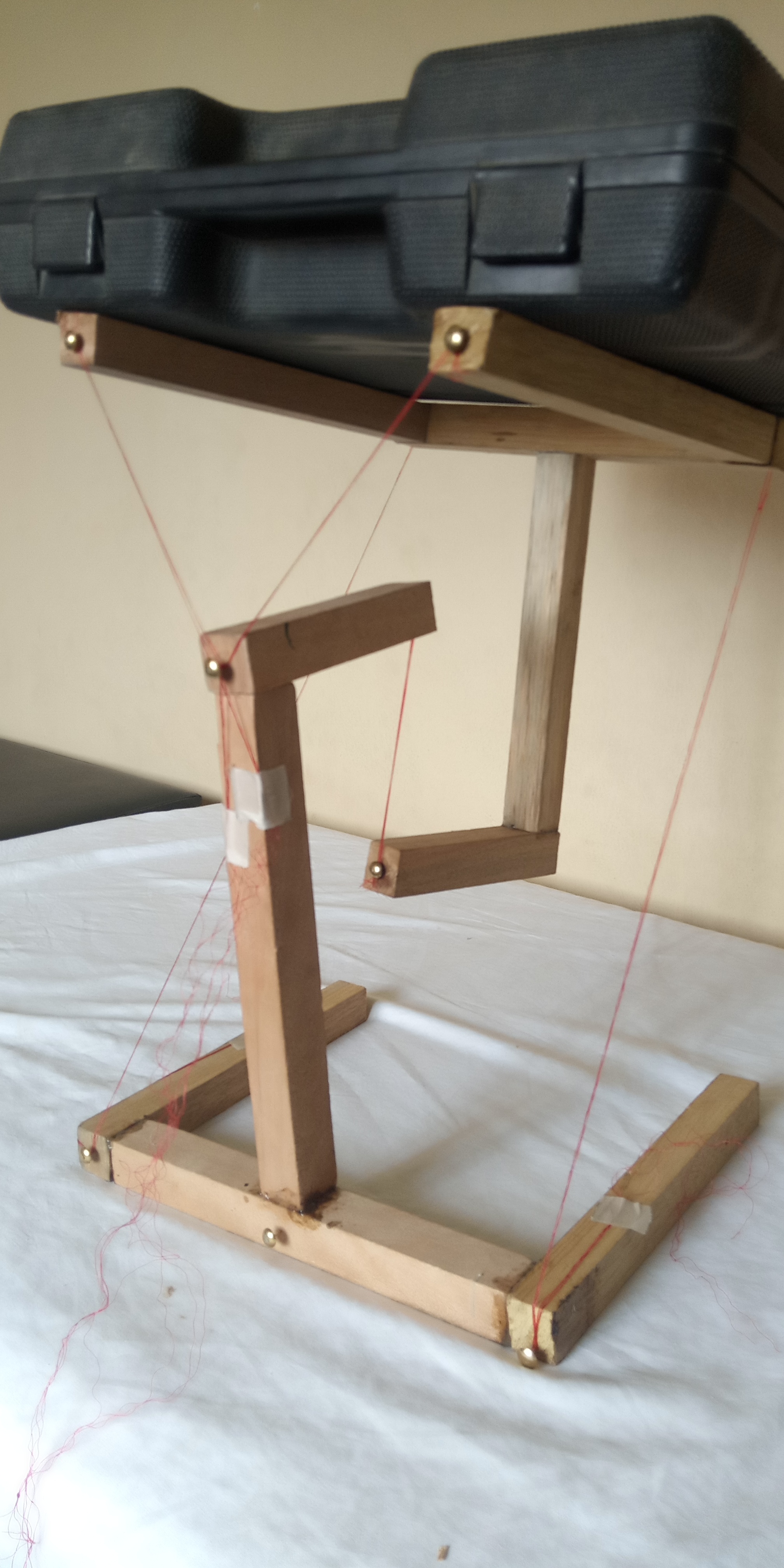 Scraps and Physics of a Tensegrity Structure : 12 Steps - Instructables