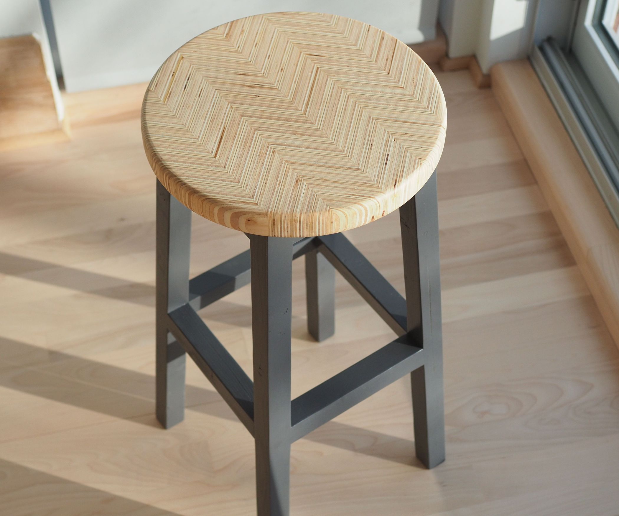 Chevron Bar Stool : 9 Steps (with Pictures) - Instructables
