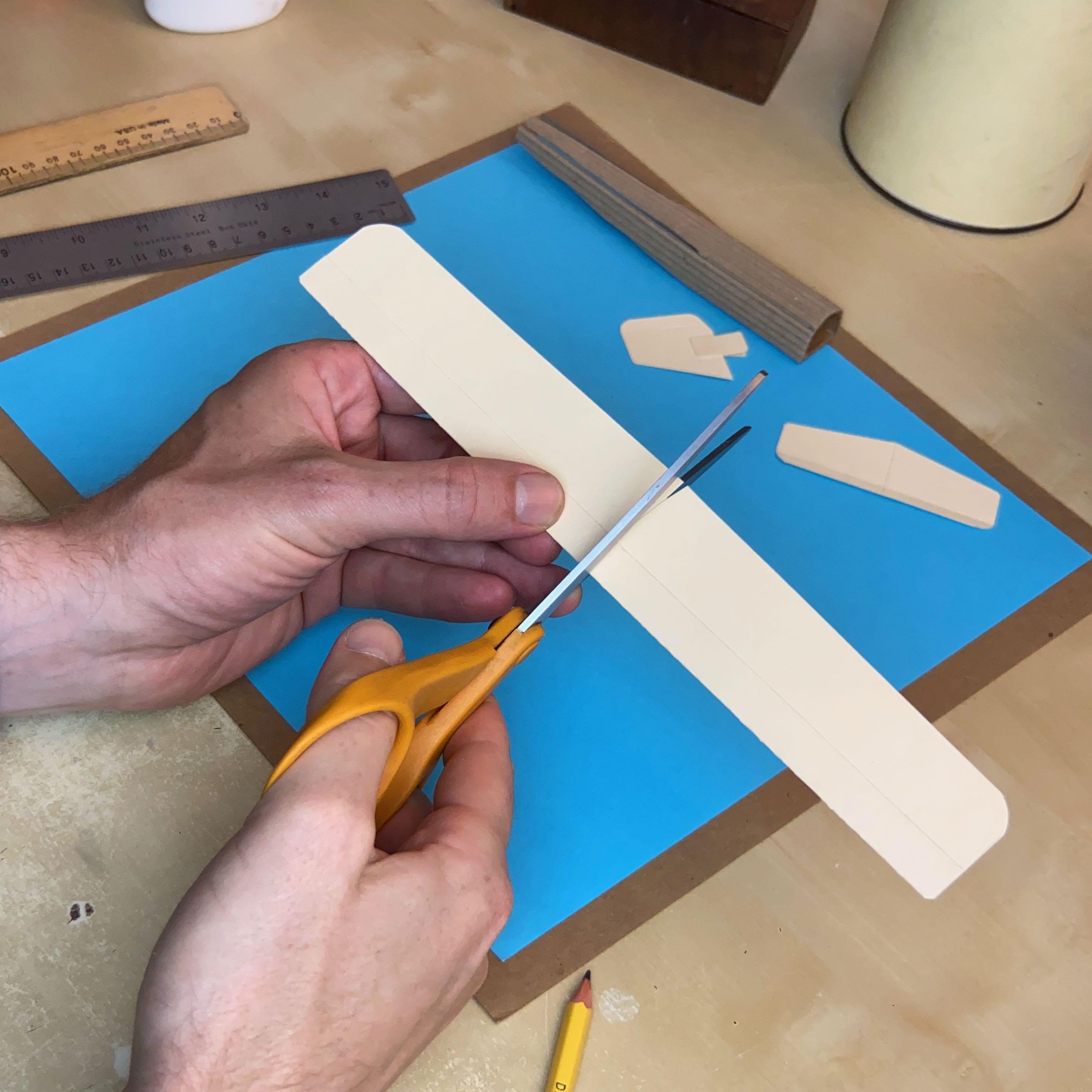 Cardboard Cruiser Card Stock Airplane : 8 Steps (with Pictures ...