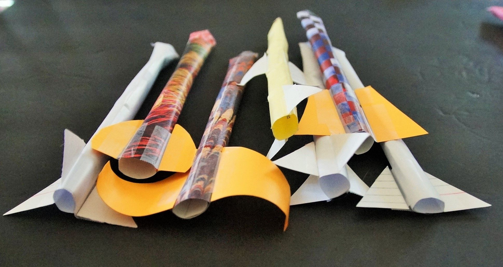 Straw Rocket Ship Craft Ski Jumping Straw Rocket | Sporting & Games
