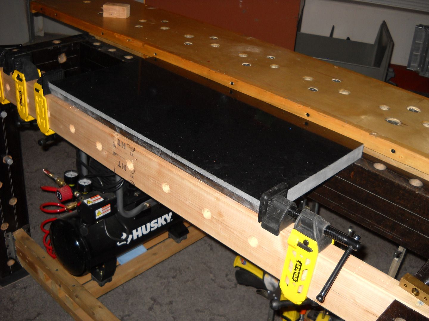 Work-frame From a Kitchen Table Frame - the Workbench Built Around What ...