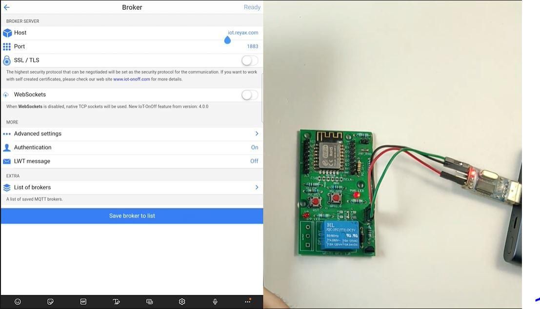 MQTT Based Home Automation Board | Reyax MQTT Broker : 6 Steps - Instructables