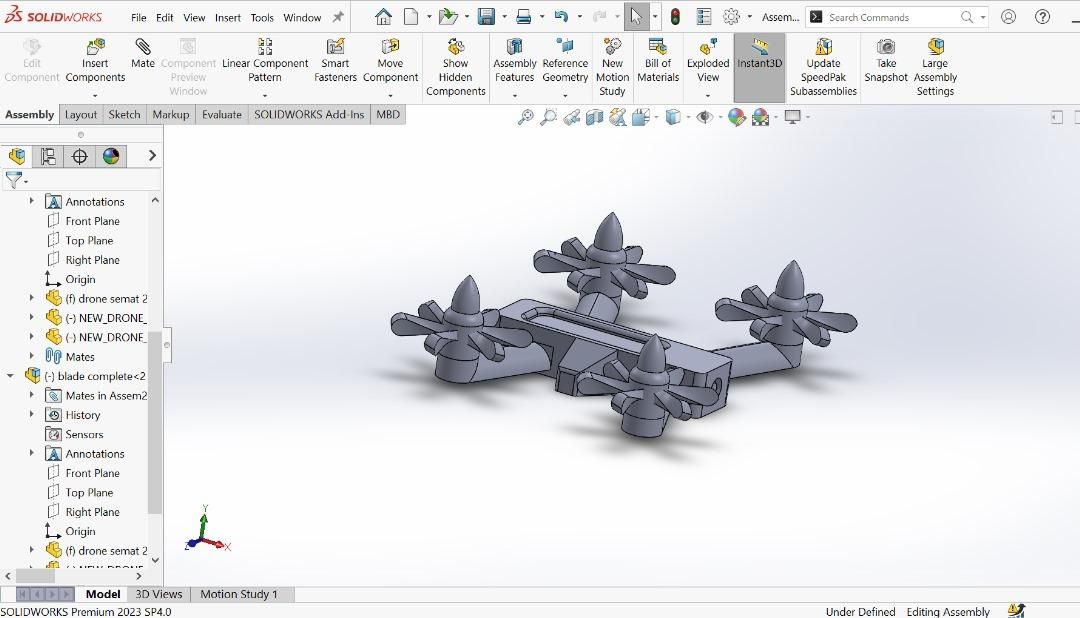 DRONE SOLIDWORK FOR BEGINNER : 4 Steps - Instructables