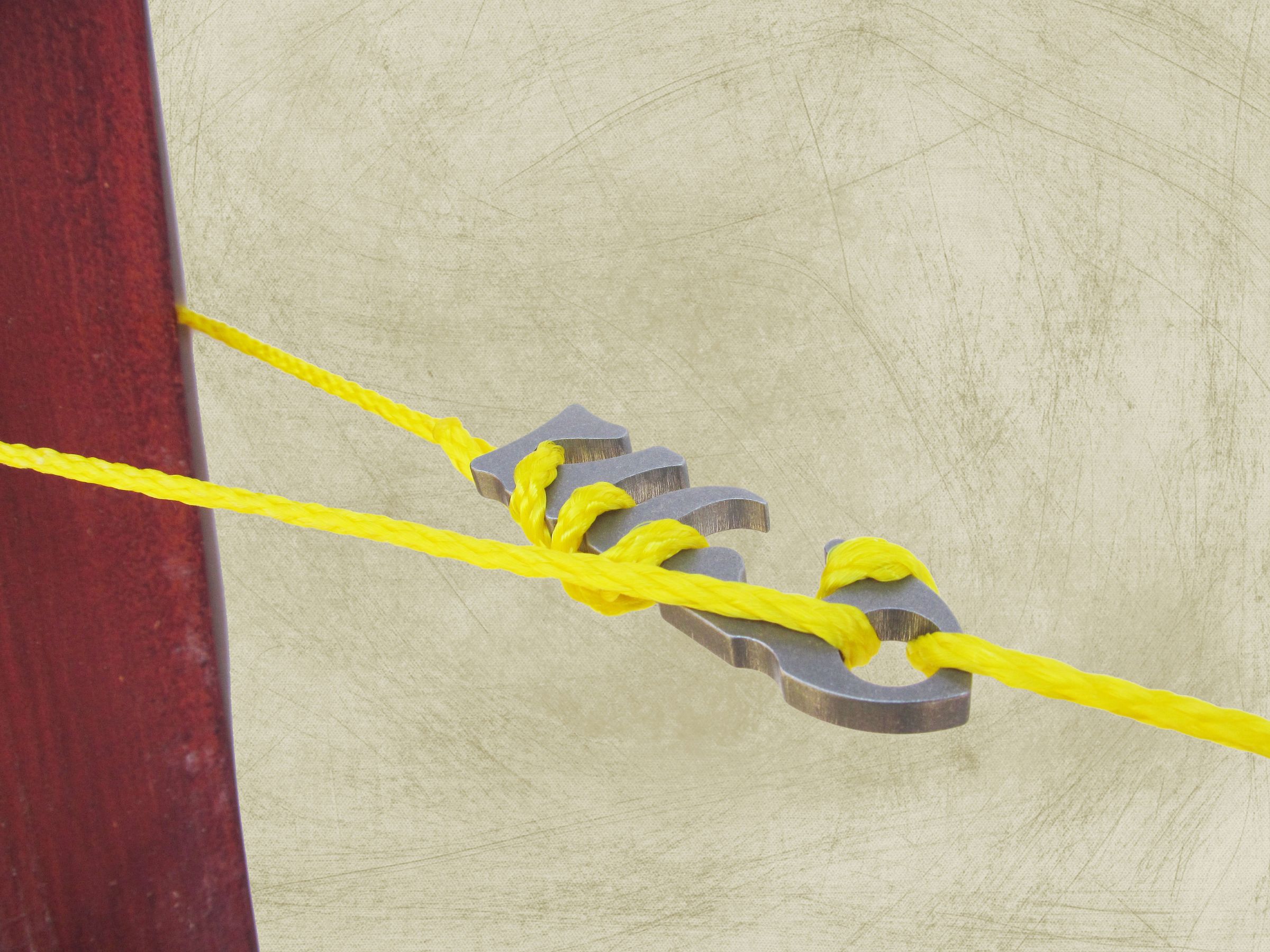 How to Use a Fish Bone Knotless Gear Tie. : 9 Steps (with Pictures ...