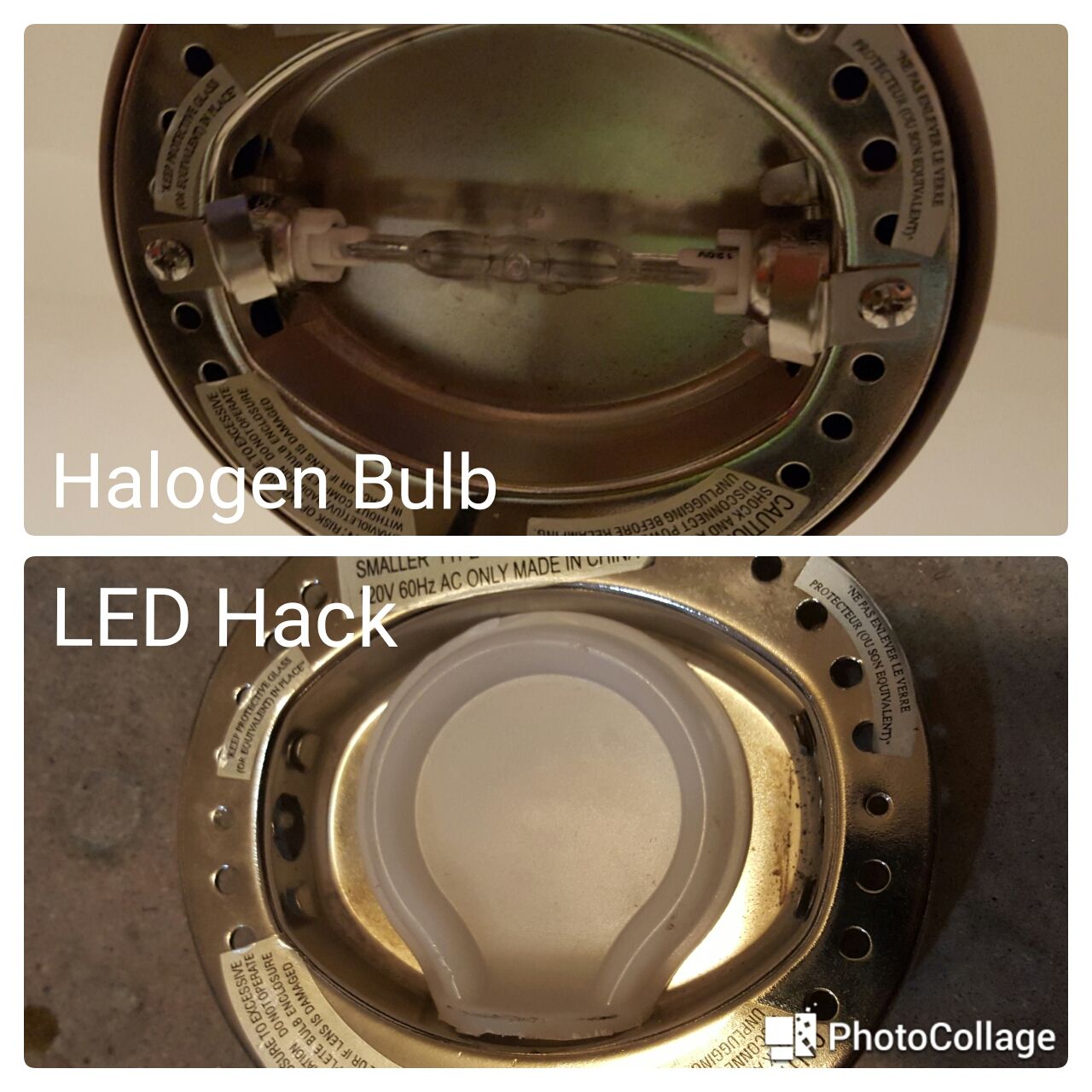 LED Hack to Replace Halogen Lamp Bulb : 13 Steps (with Pictures ...