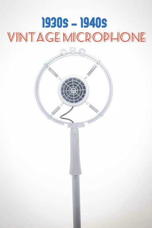 1930s Radio Microphone