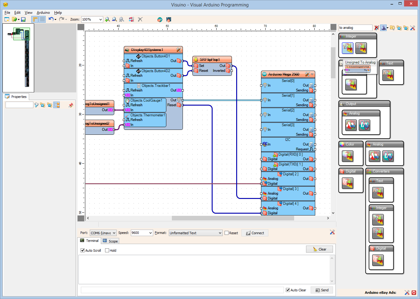 Arduino and Visuino: Connect 4D Systems ViSi Genie Smart Touchscreen ...