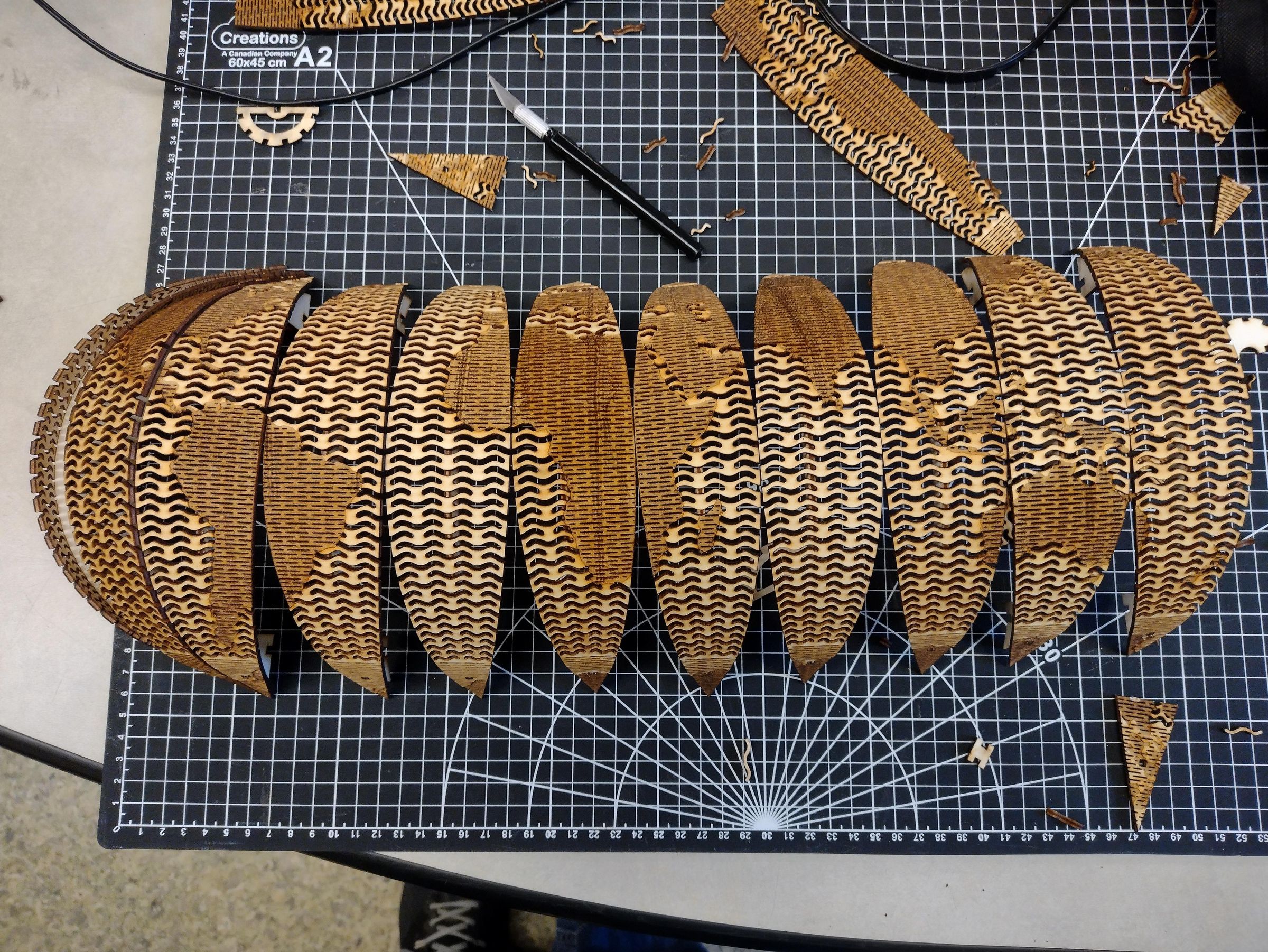 Laser Cut Living Hinge Globe Light : 12 Steps (with Pictures ...