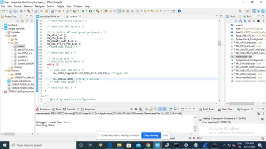 Getting Started With Stm32f767zi Cube Ide And Upload You Custom Sketch 3 Steps Instructables