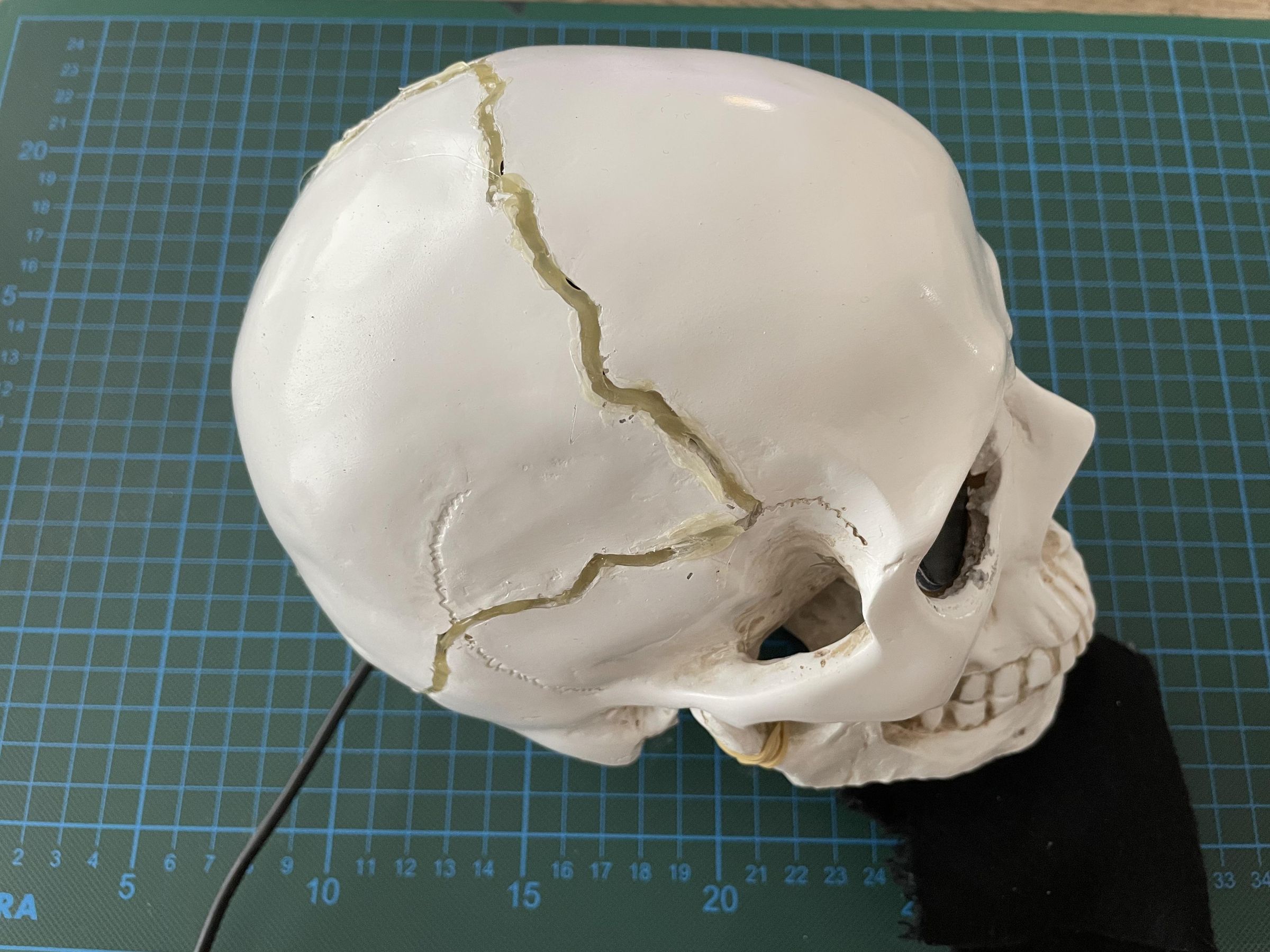 Uncanny Eyes Halloween Skull Animatronic : 4 Steps (with Pictures ...