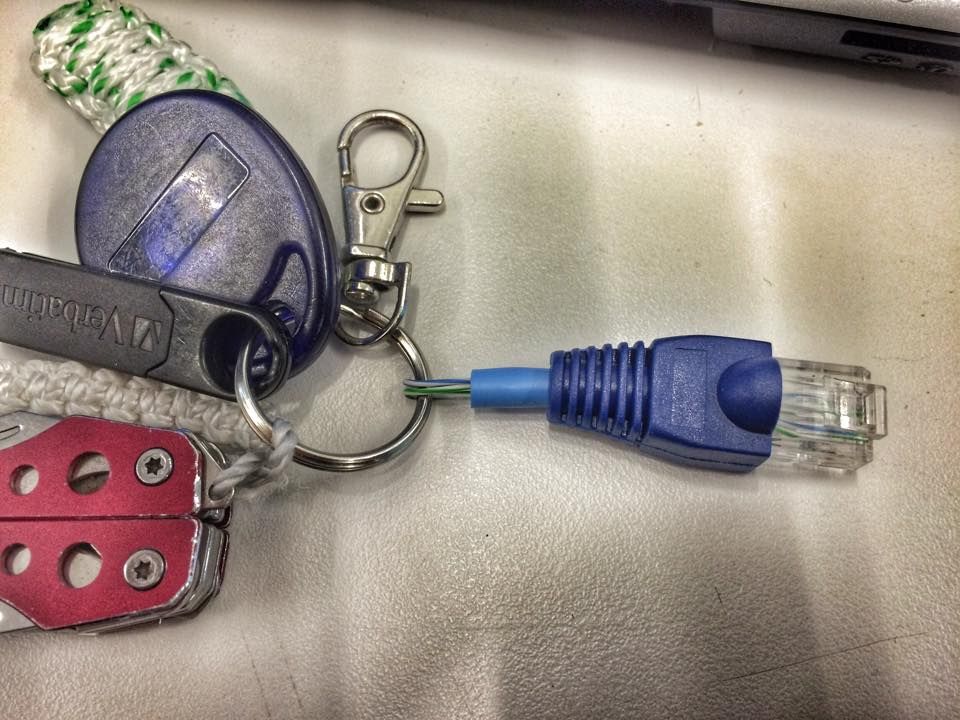 RJ-45 Key Chain and Rack : 5 Steps (with Pictures) - Instructables