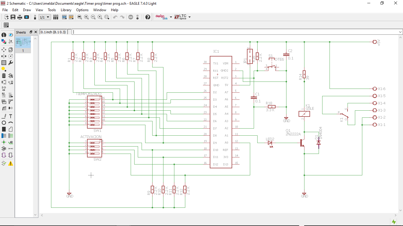 CIRCUITO TEMPORIZADOR PROGRAMABLE BASADO EN ARDUINO : 3 Steps ...