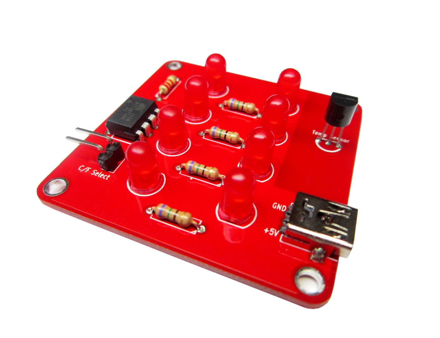 Binary Thermometer 2.0 : 7 Steps - Instructables