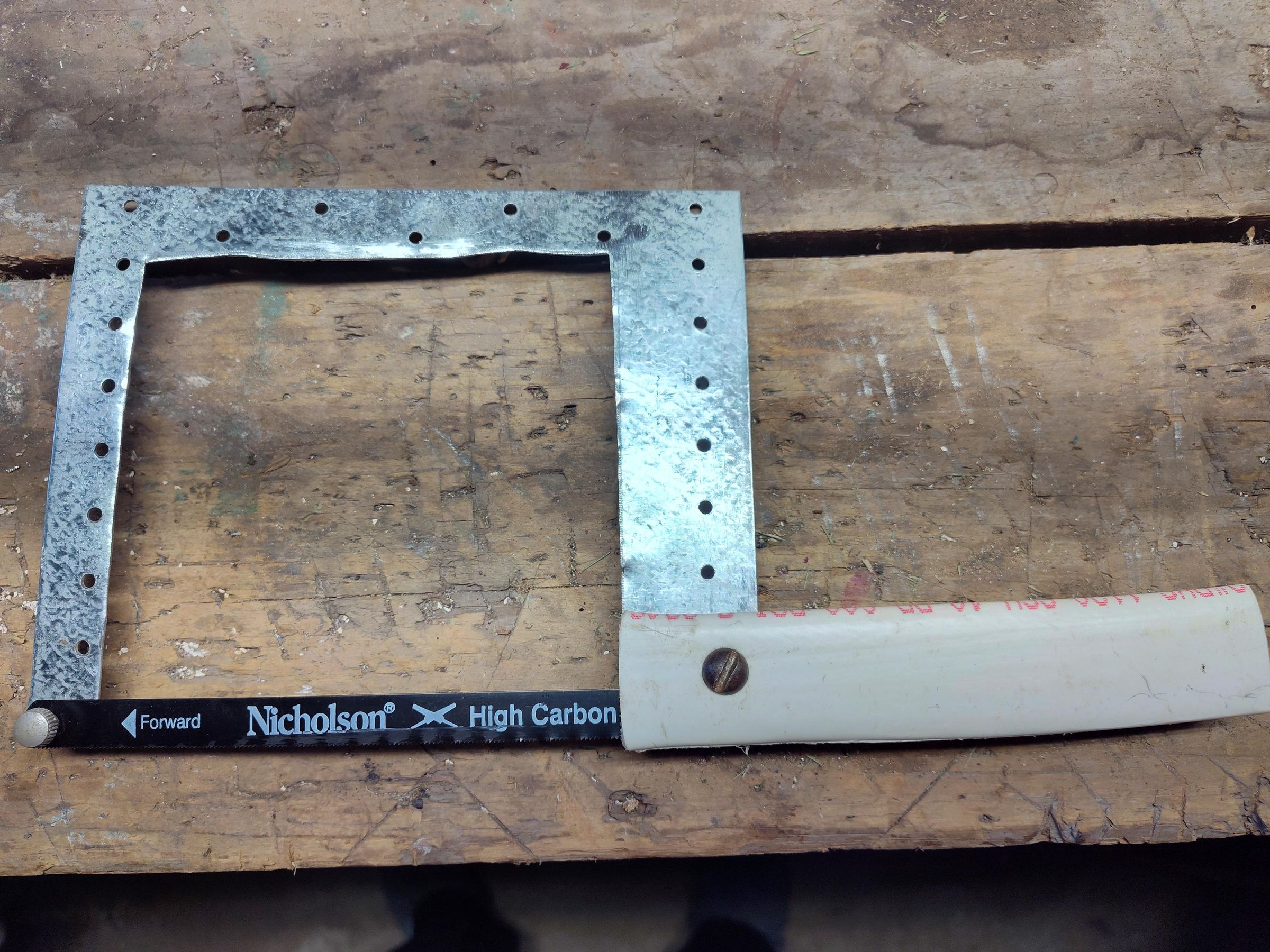 Mini Hacksaw With Removable Frames : 5 Steps (with Pictures ...