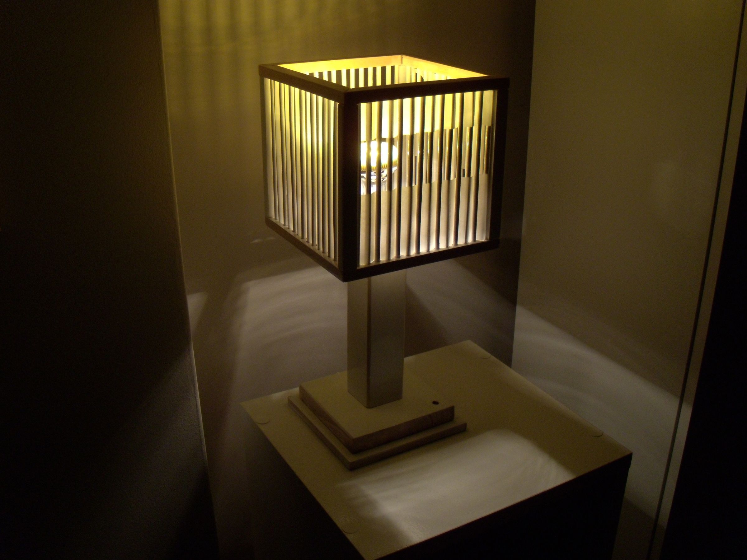Wood Frame + Chopstick Lampshade : 4 Steps (with Pictures) - Instructables