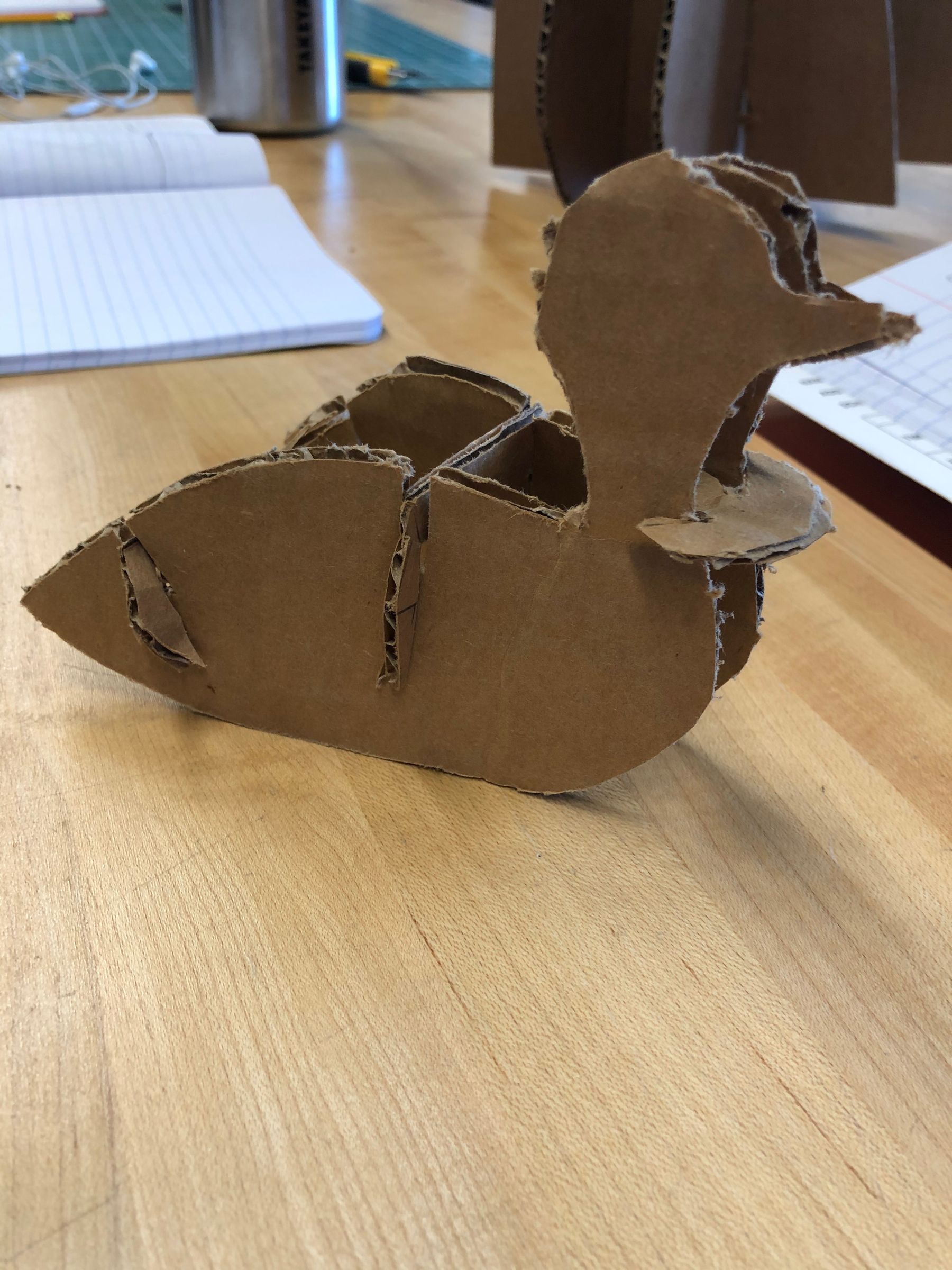 Corrugated Cardboard Duck : 4 Steps - Instructables