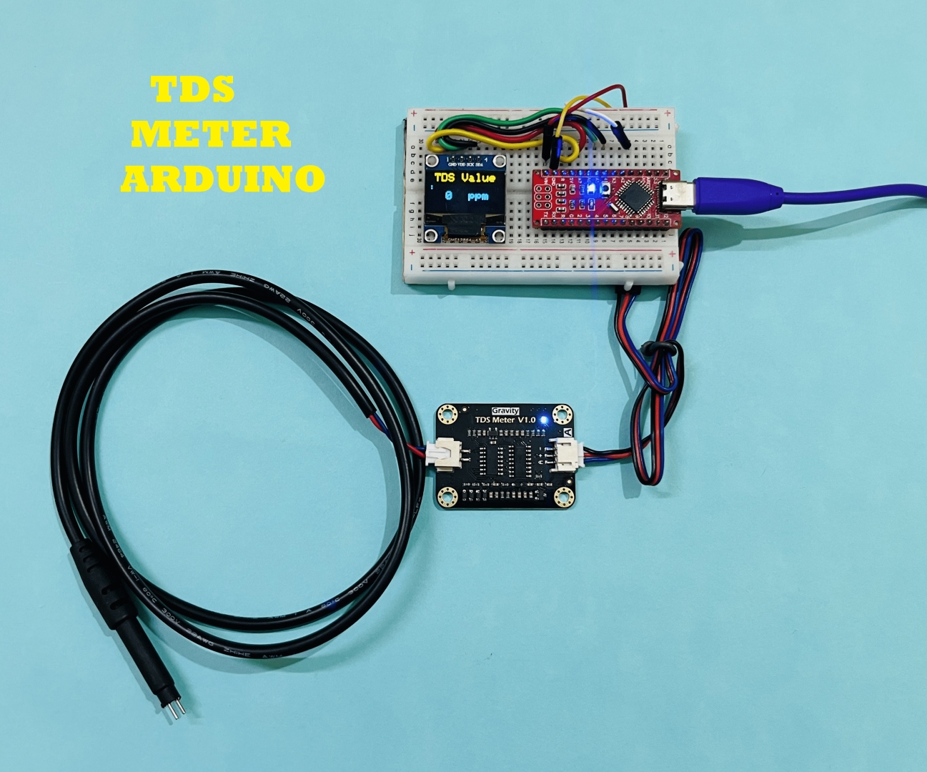 Water Tds Measuring Using Arduino 8 Steps Instructables