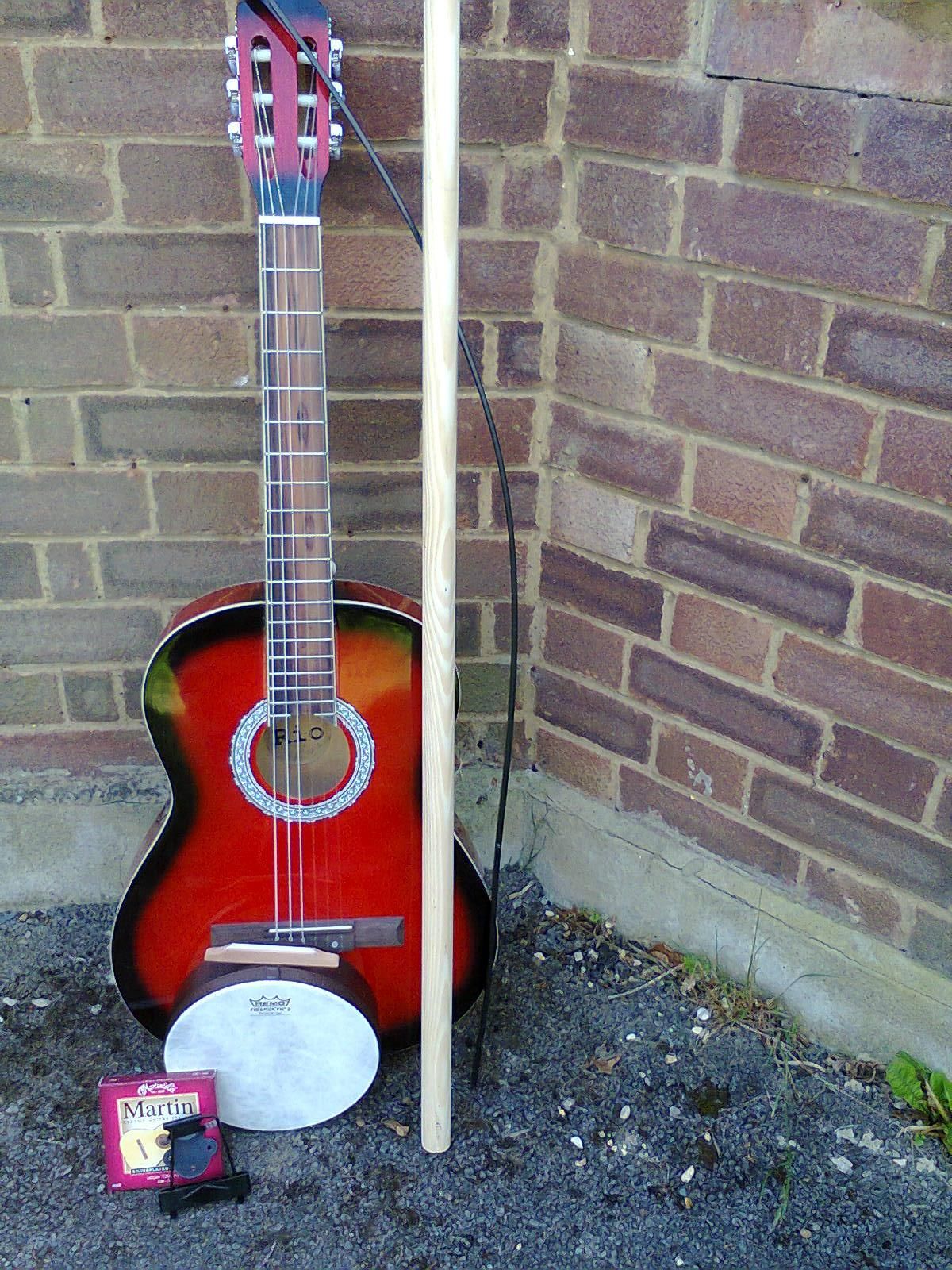 The Tarjo - Cheap Guitar Turned Into Guitar-Banjo. : 6 Steps (with ...
